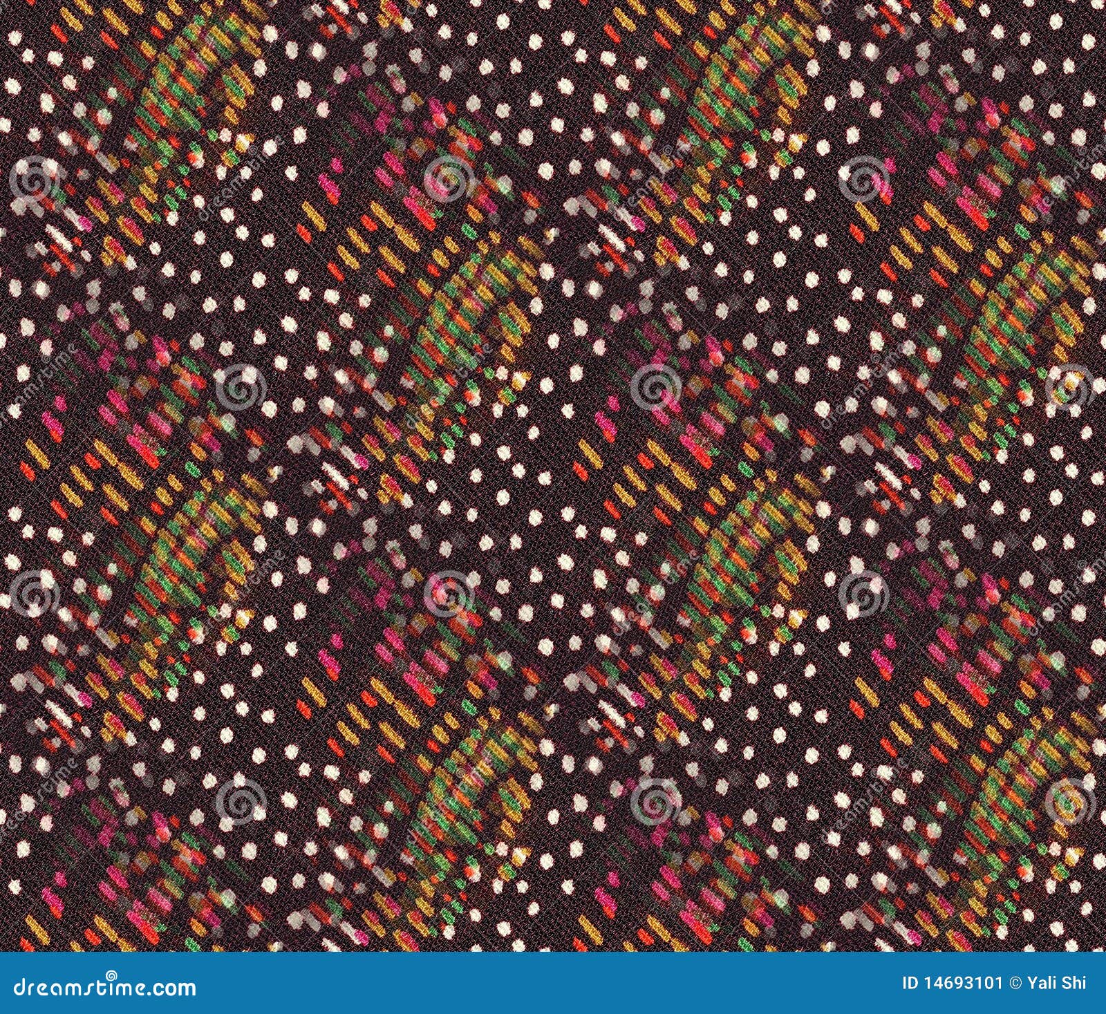 Tiled Background of Colorful Fabric Stock Image - Image of cotton ...