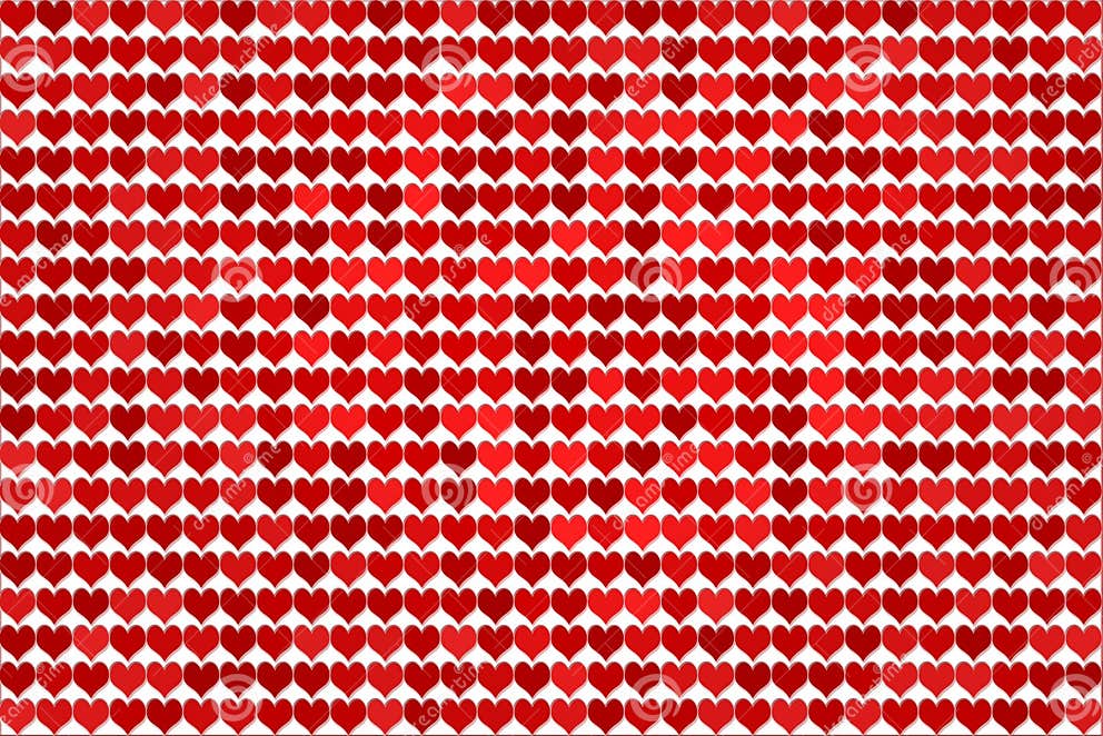 Tiled hearts pattern stock illustration. Illustration of romance - 1589295