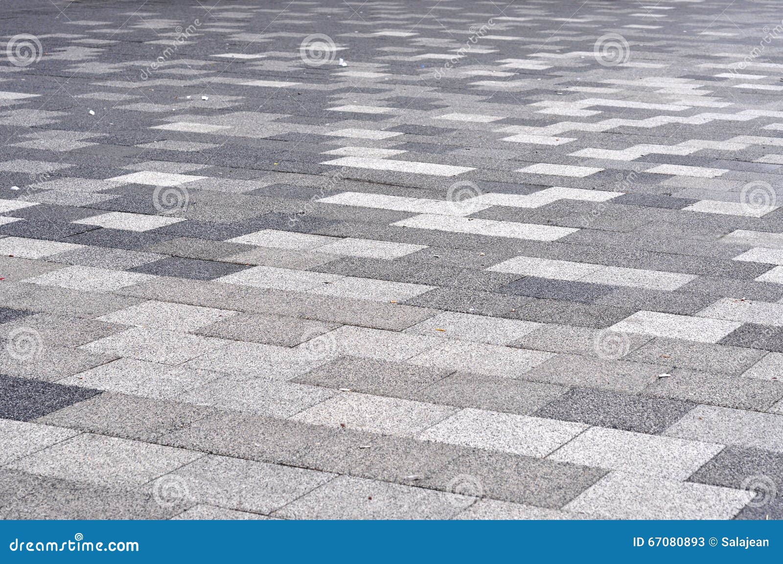 Tiled Mosaic Concrete Pavement Stock Image - Image of diagonal, granite ...