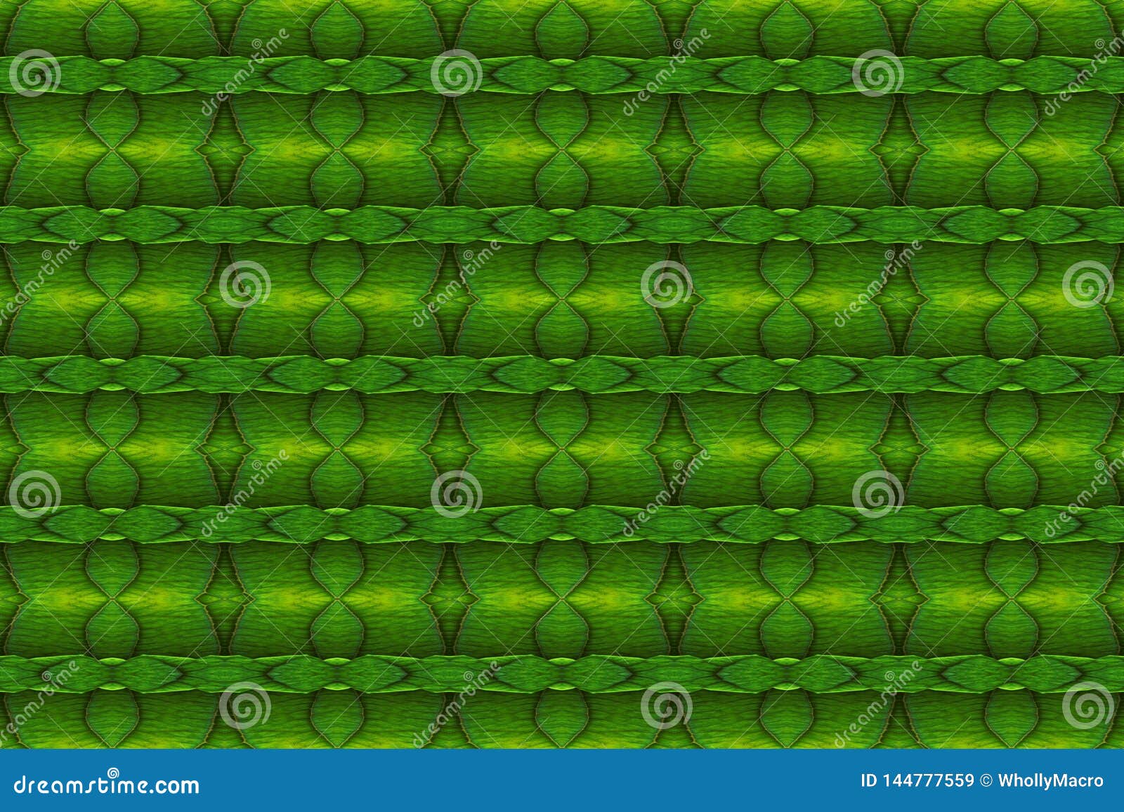 Tiled Pattern from a Close-up of a Leaf. Stock Illustration ...