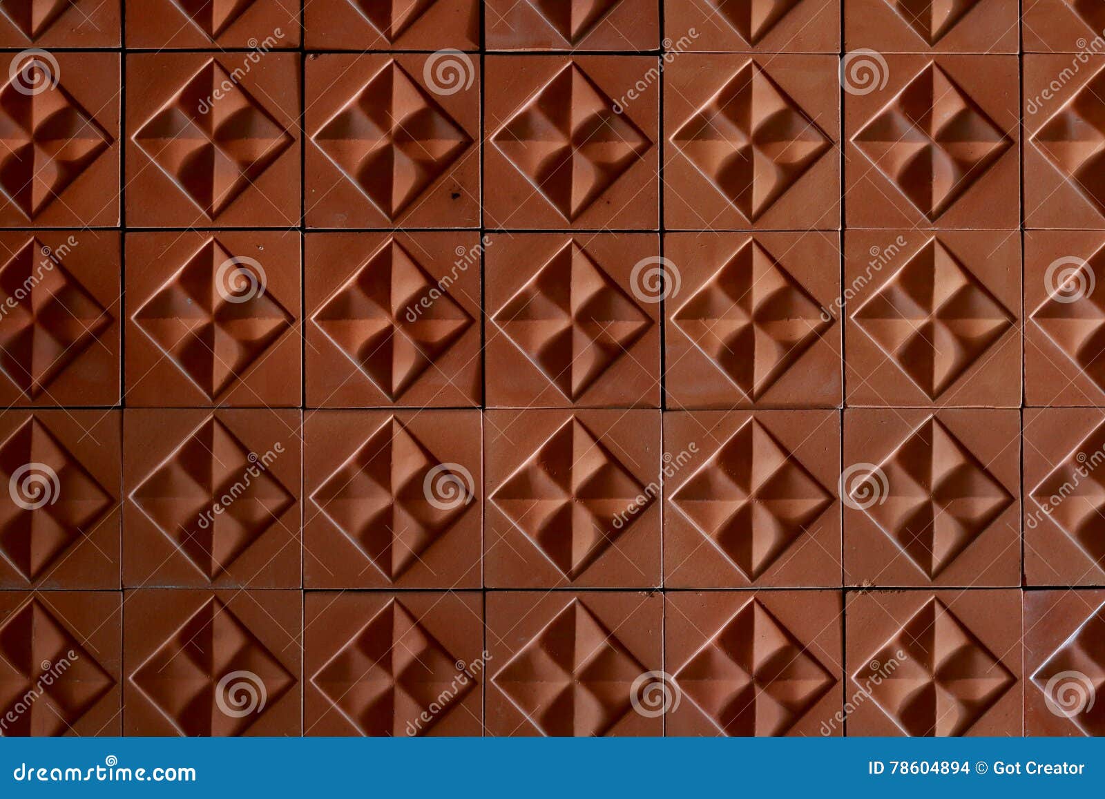 Tiled Pattern for Continuous Replicate Red Brick Wall Stock Photo ...