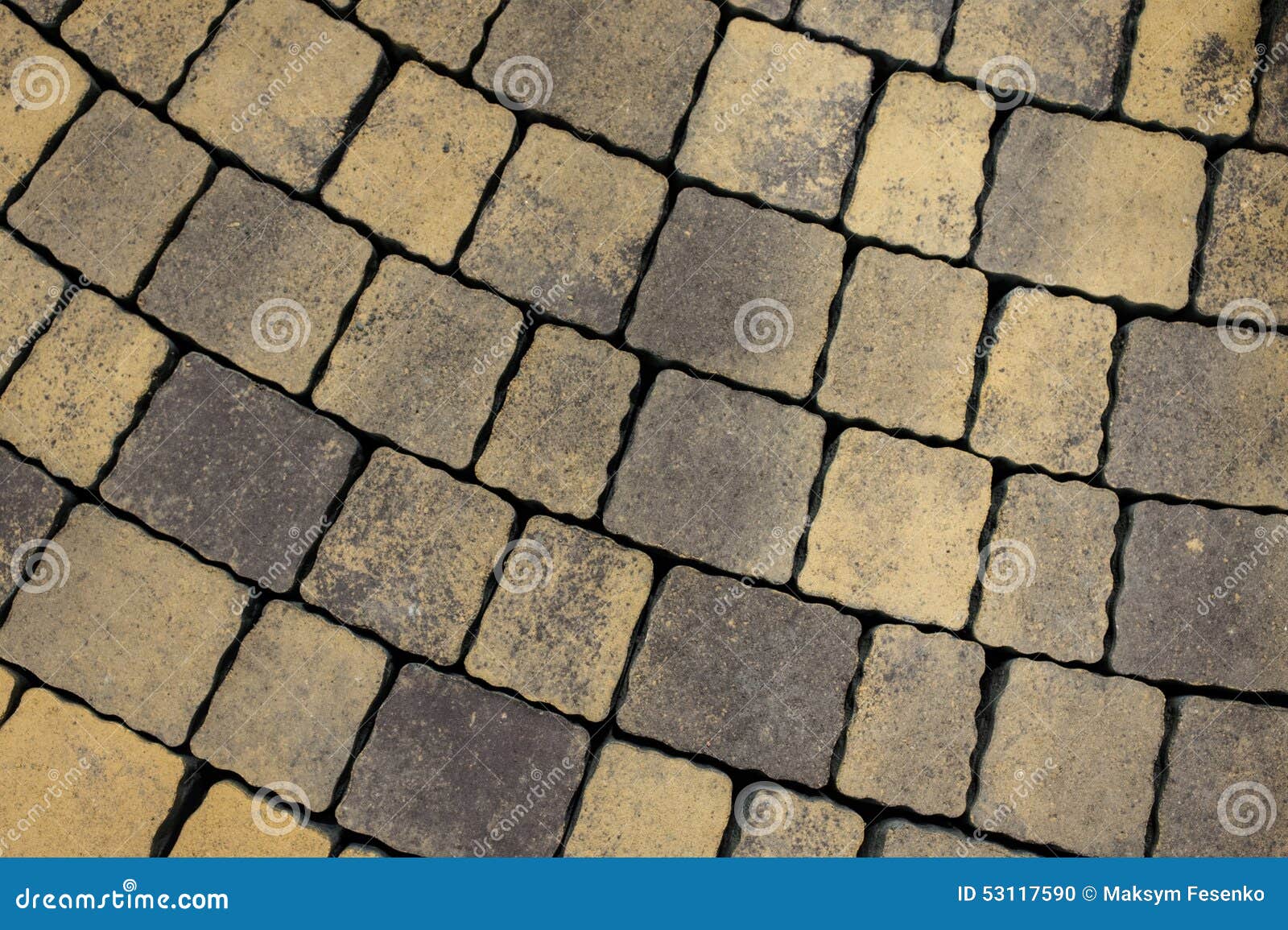 Tiled Pavement Background. Circle Paving. Stock Photo - Image of road ...