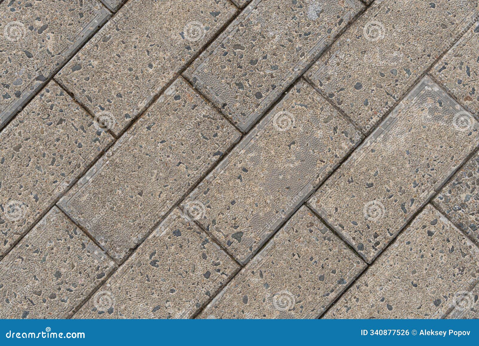 Tiled Pavement of the Street. Diagonal Composition Stock Photo - Image ...