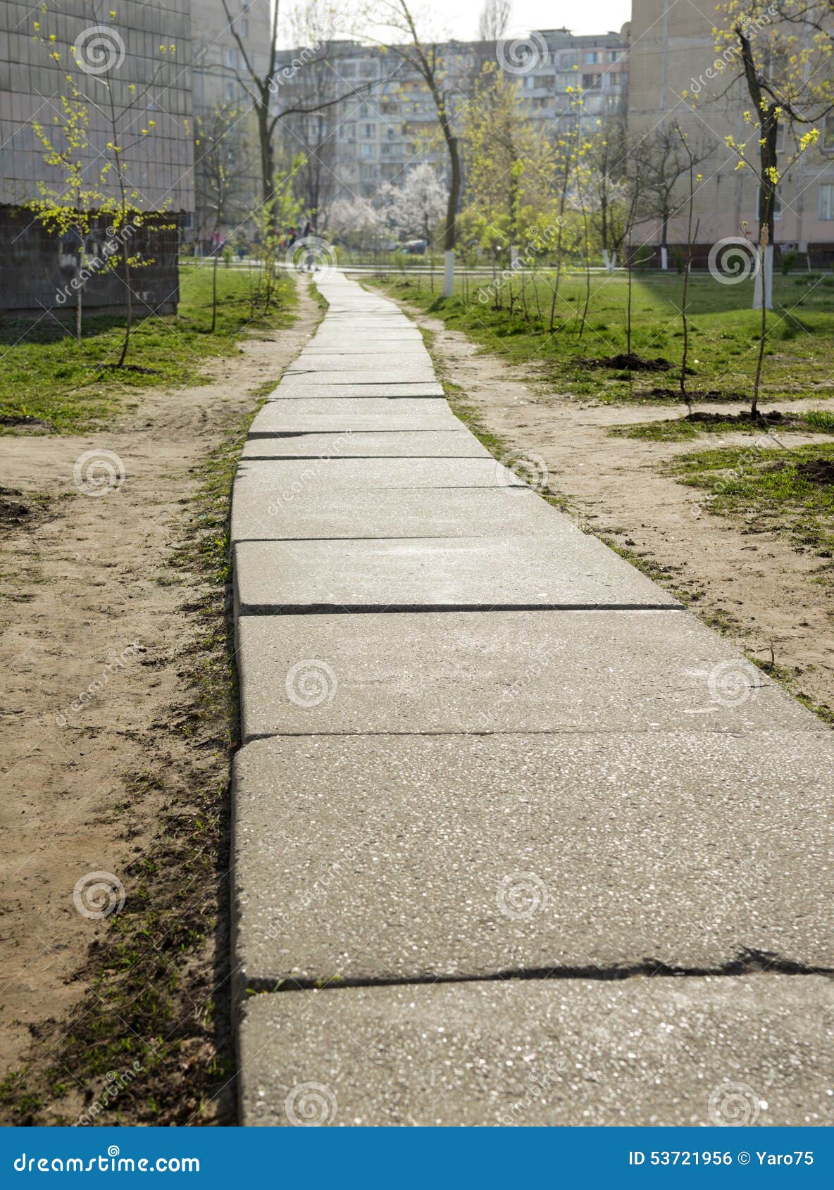 Tiled road stock photo. Image of city, scene, place, spring - 53721956