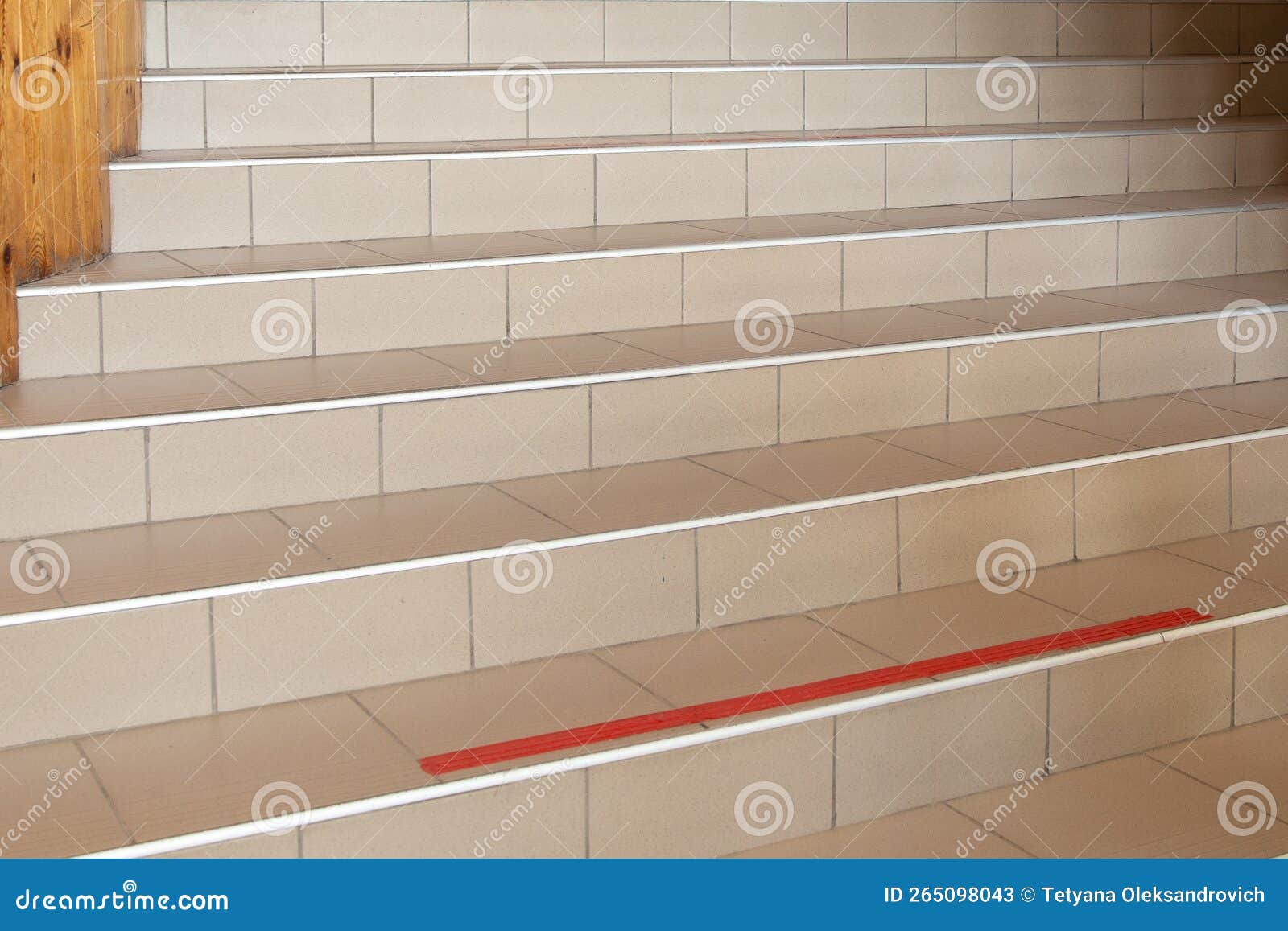 Tiled Stairs in a Large Building, Architecture, Design Stock Image ...