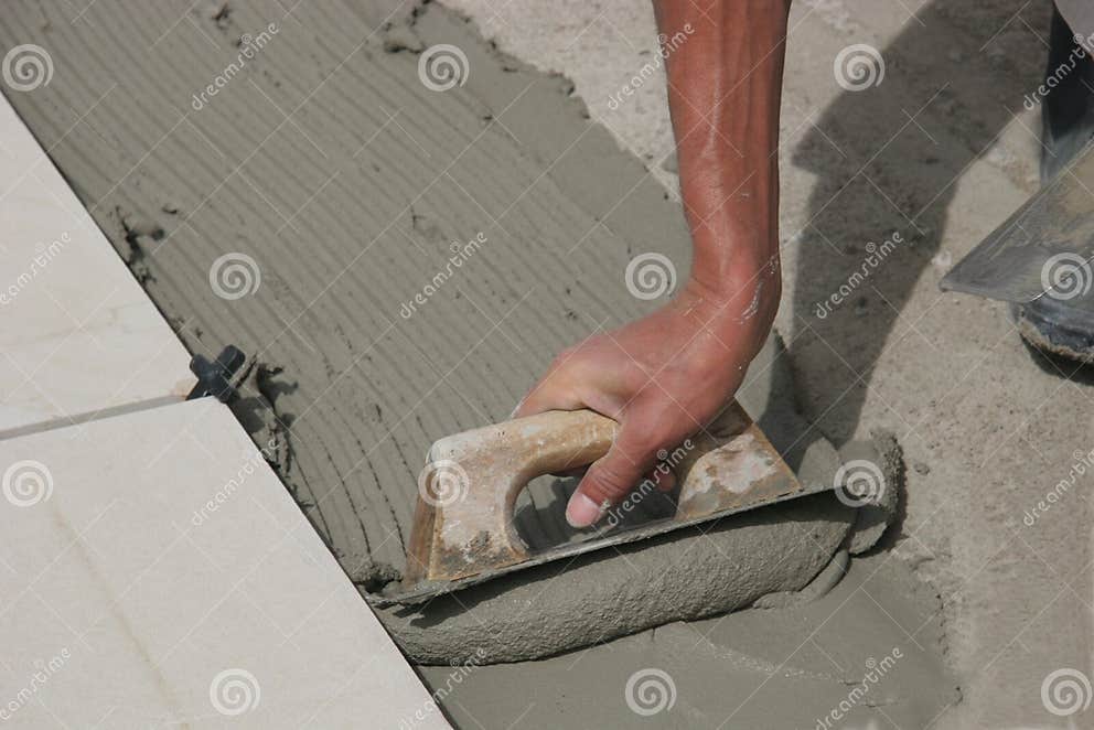 Tiler stock photo. Image of mallorca, foot, flagstone - 1015850