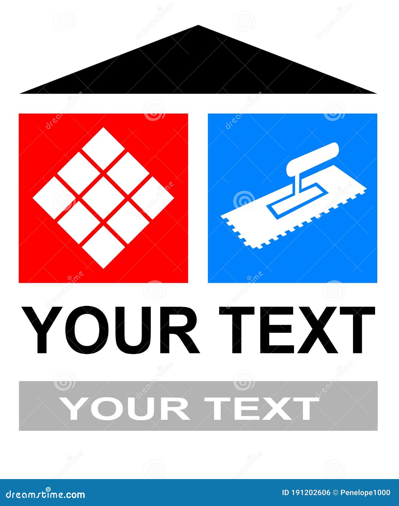 Abstract Tiler Service Logo in Vector Quality. Stock Vector ...