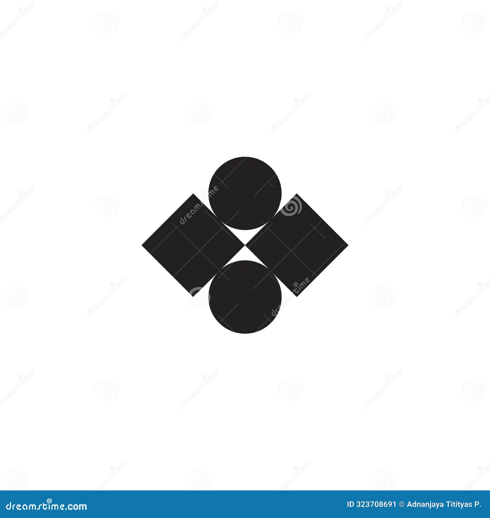 Tiles Abstract Basic Shape Simple Logo Vector Stock Vector ...