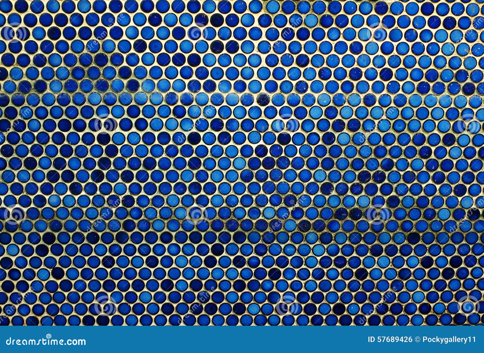 Tiles blue circle texture stock photo. Image of seamless - 57689426
