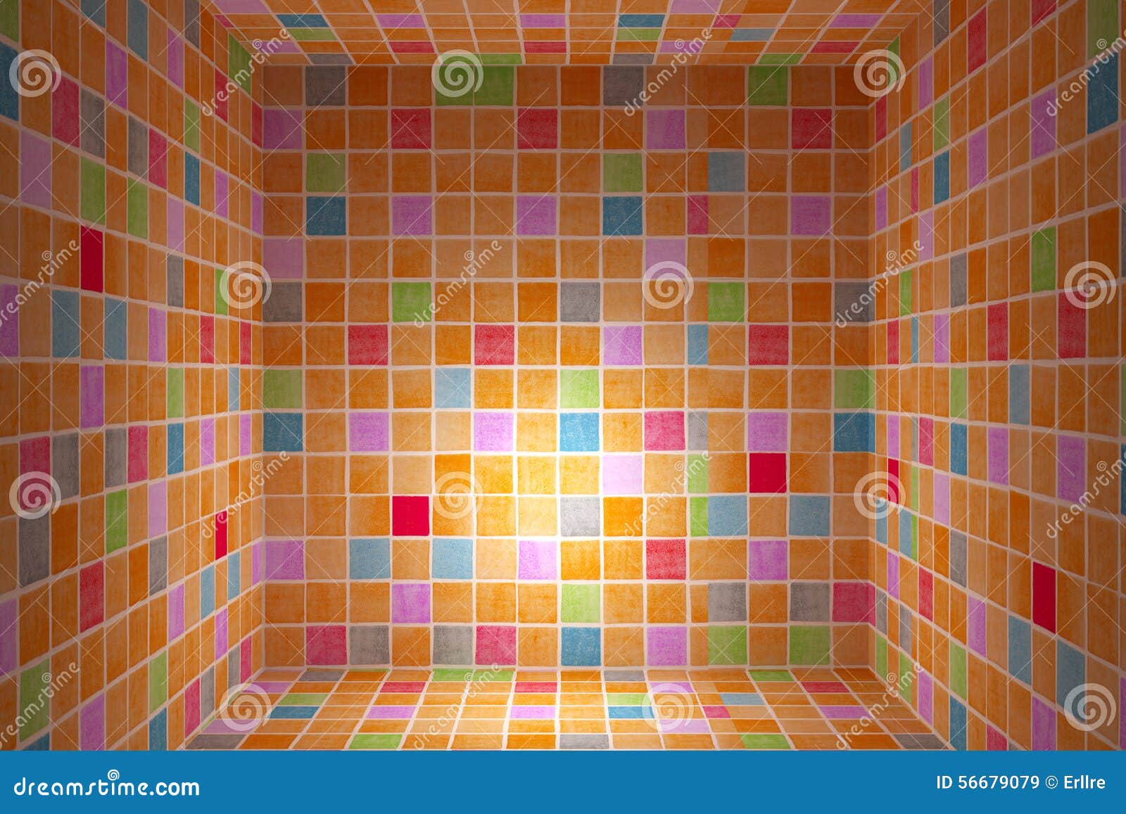 Tiles cube stock illustration. Illustration of square - 56679079