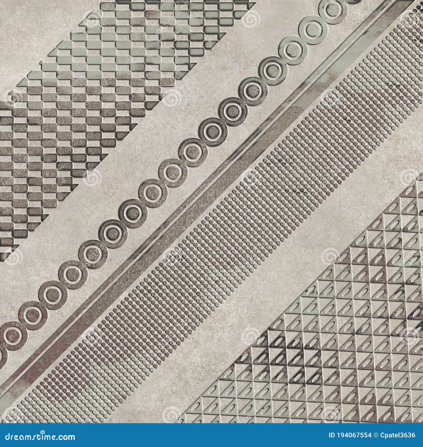 Traditional Tiles Design for Indian Stock Illustration - Illustration ...