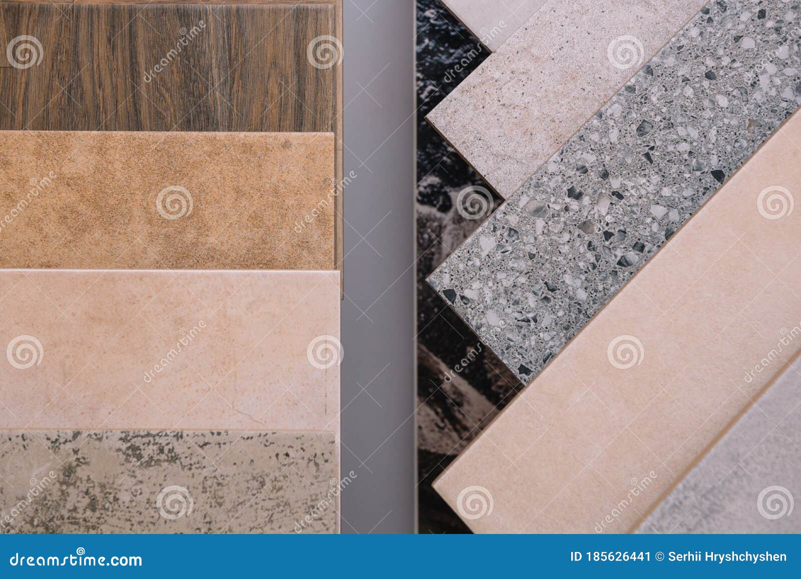 Tiles in Different Colors. Ceramic Tile Shop Stock Image - Image of ...