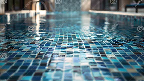 Tiles for Facing the Pool. Ceramic Tiles. Texture for Facing Walls of ...