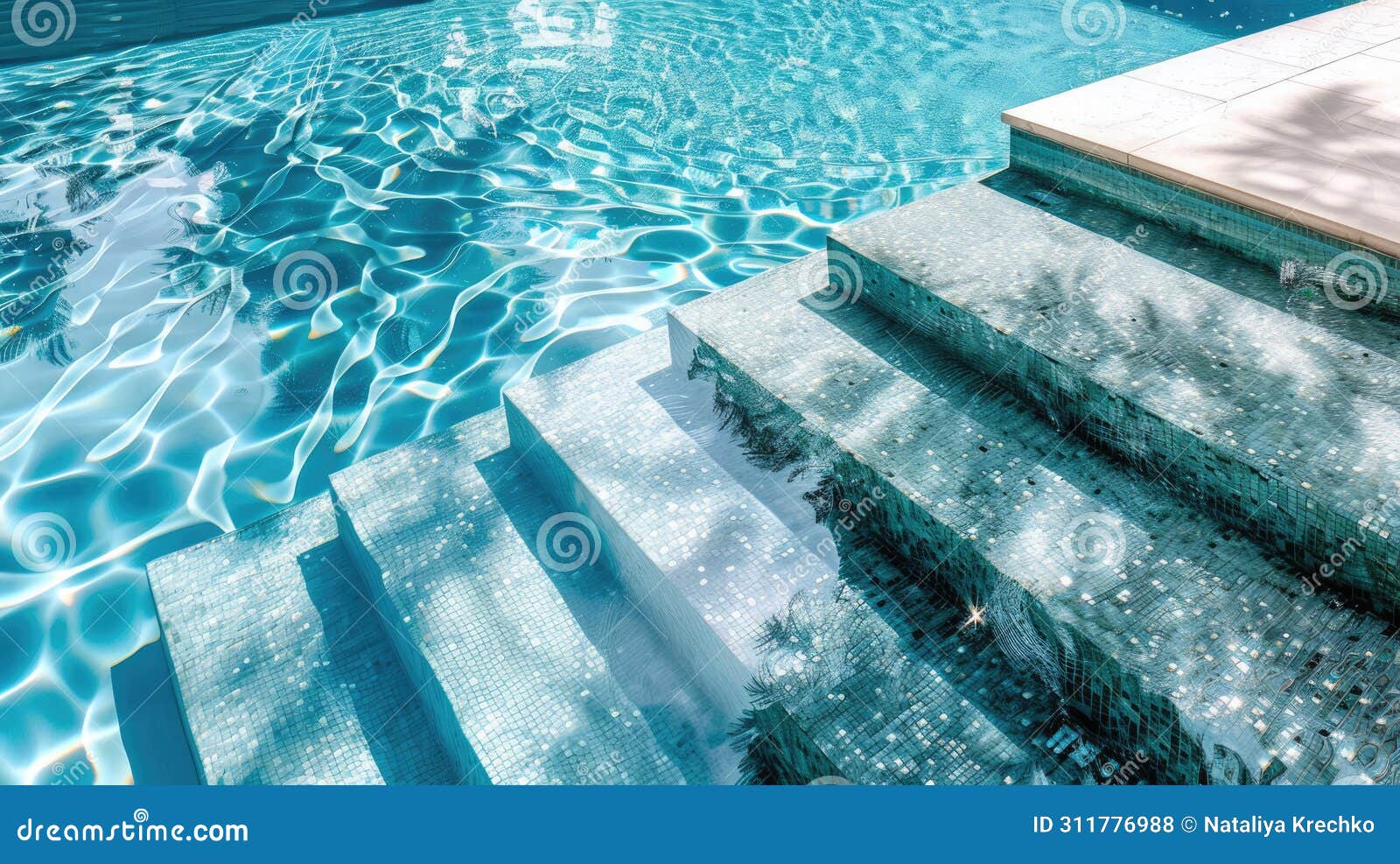 Tiles for Facing the Pool. Ceramic Tiles. Texture for Facing Walls of ...