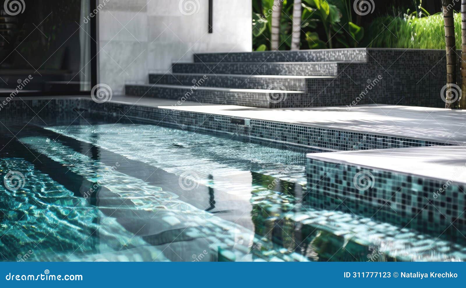 Tiles for Facing the Pool. Ceramic Tiles. Texture for Facing Walls of ...