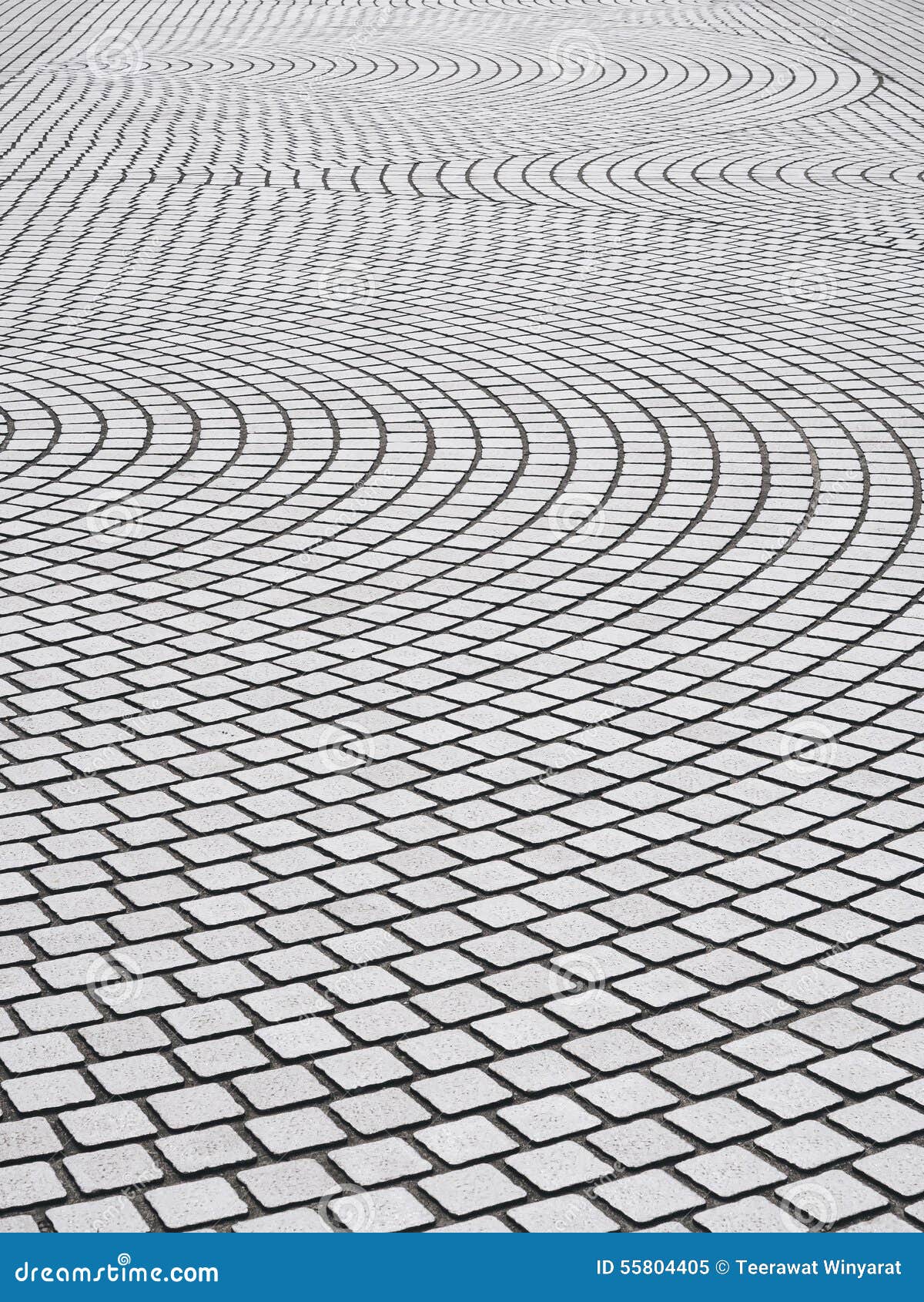 Tiles Floor With Radial Pattern Stock Photo - Image: 55804405