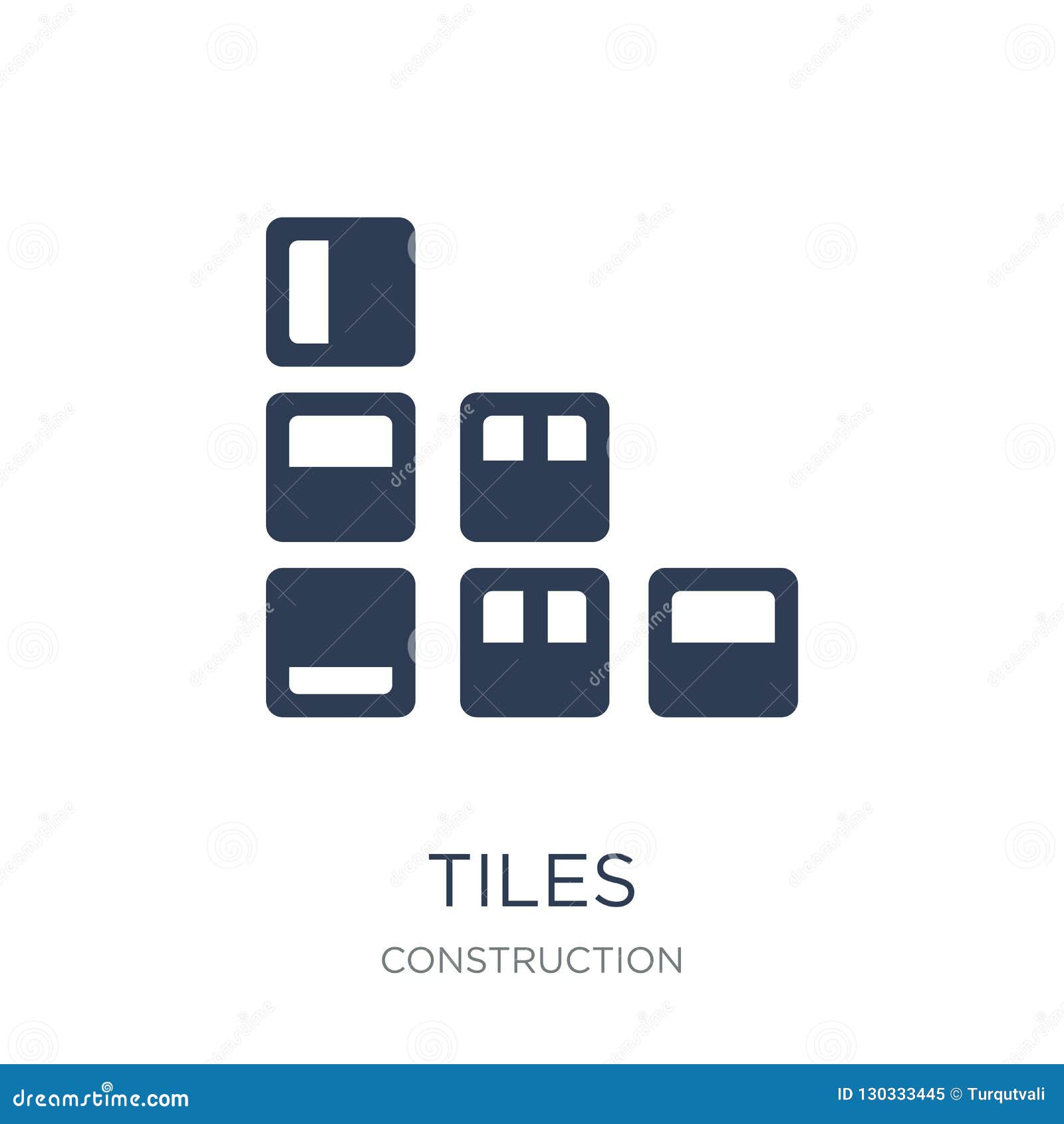 Tiles Icon. Trendy Flat Vector Tiles Icon on White Background Fr Stock ...