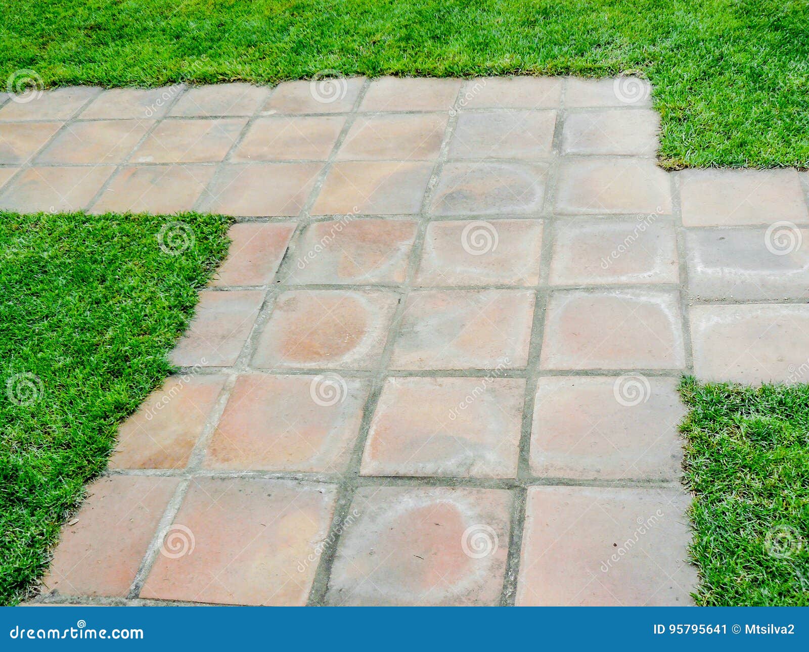 Tiles stock image. Image of square, summer, pathway, closeup - 95795641