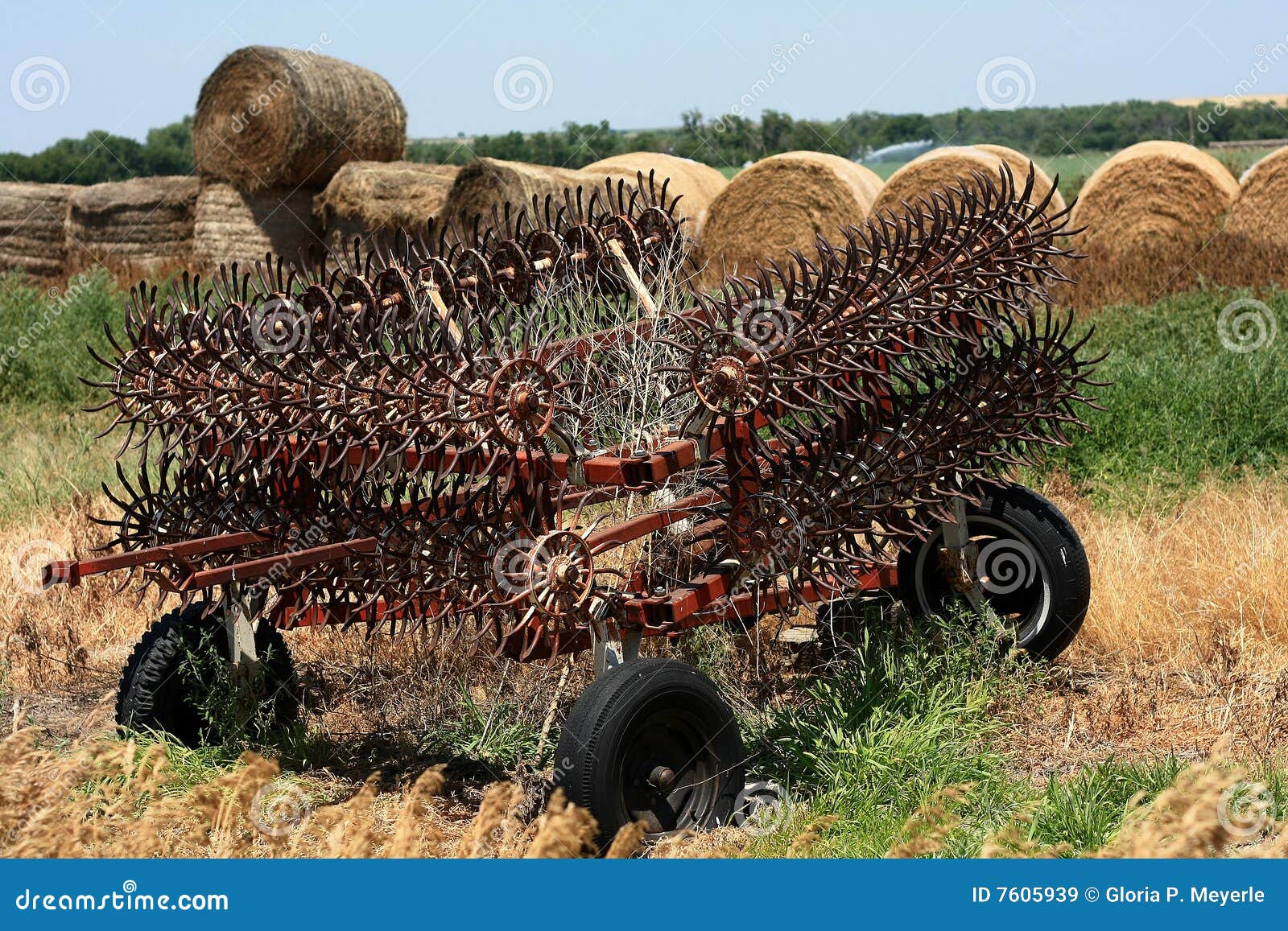 Tillage Implement stock image. Image of equipment, farming - 7605939