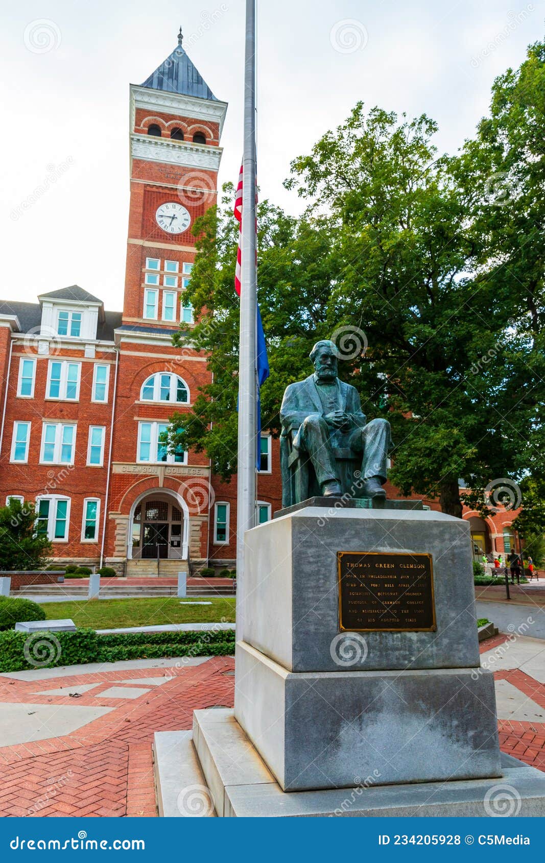 Tillman Hall On Campus Of Clemson University Editorial Photo ...