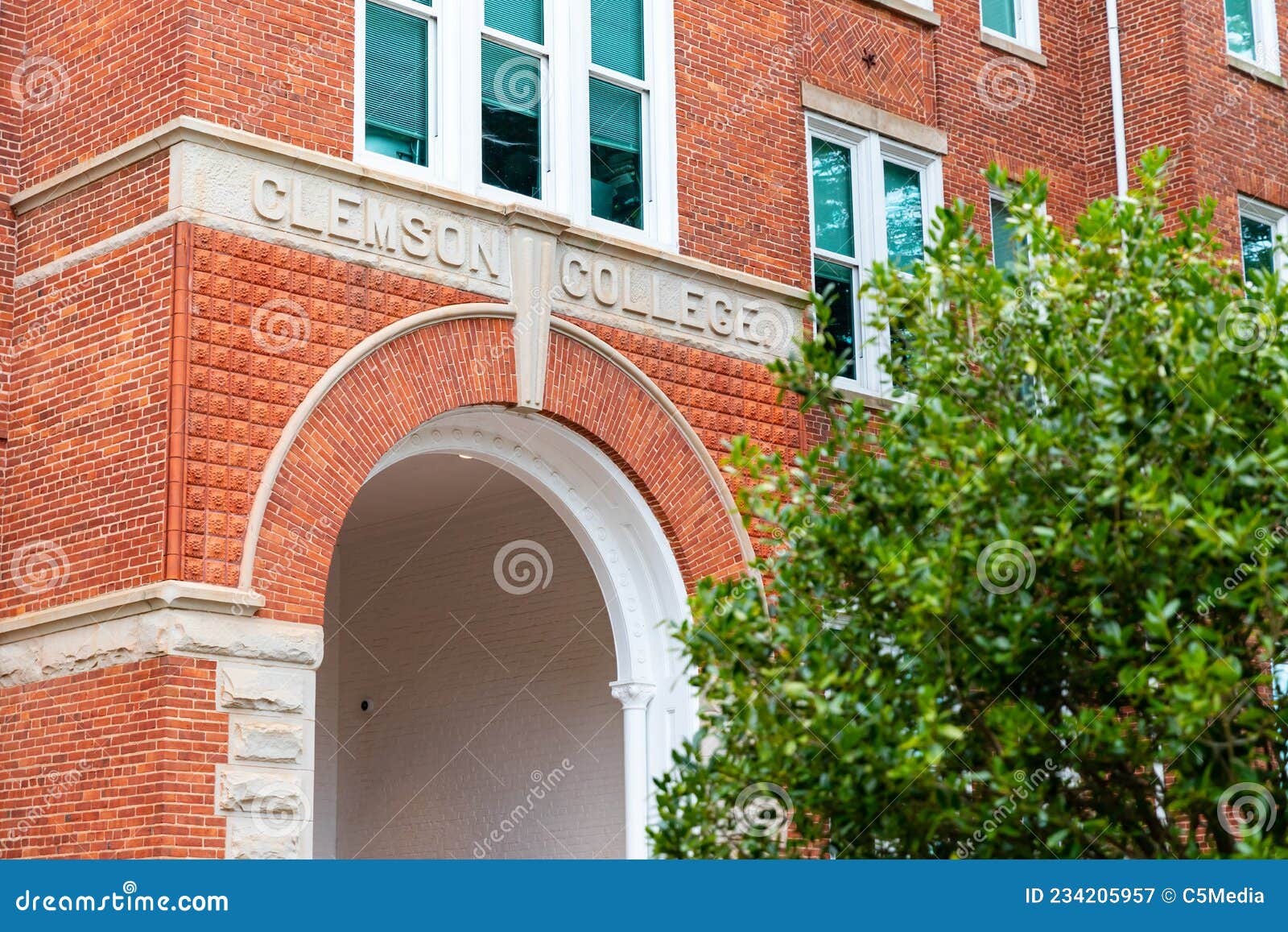 Tillman Hall on the Clemson University Campus Stock Image - Image of ...