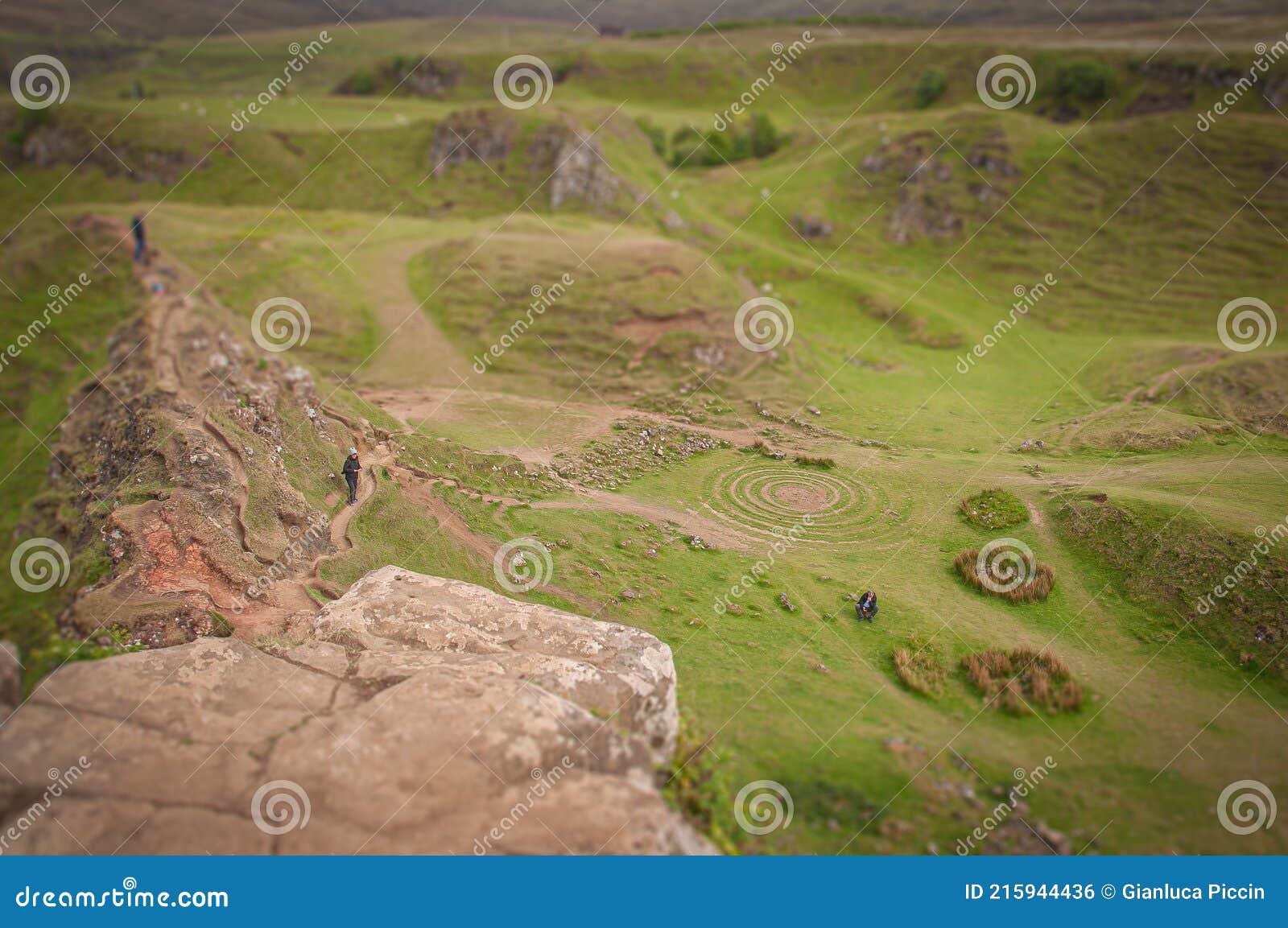 Tilt Shift Effect of the Beautiful Morphologies of Fairy Glen, Isle of ...