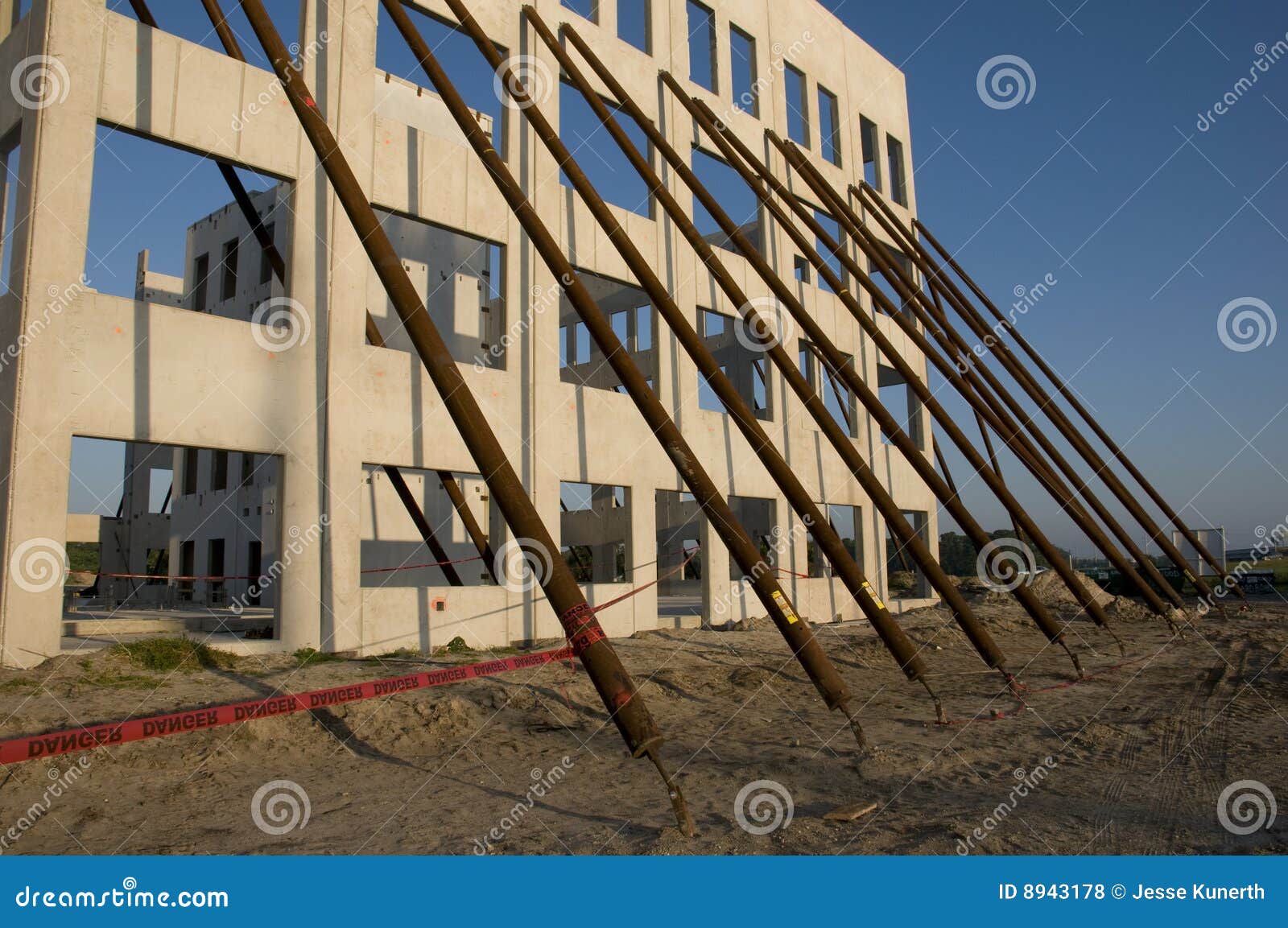 Tilt Wall Construction stock photo. Image of site, tilt - 8943178
