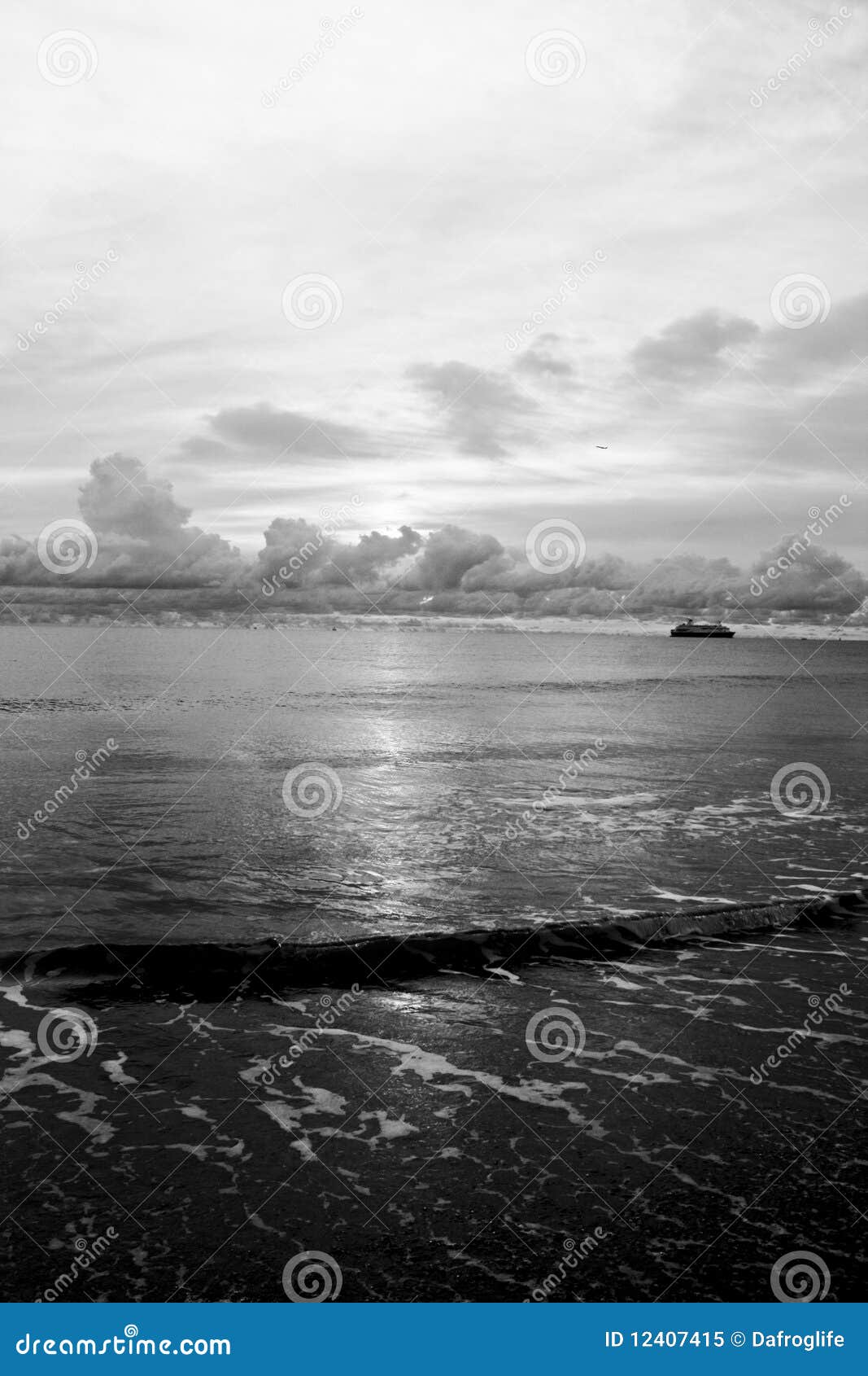 Tilted beach stock image. Image of lauderdale, black - 12407415