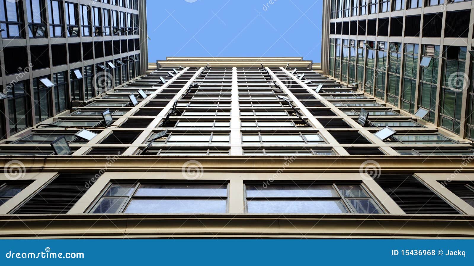 Tilted building feature stock photo. Image of construction - 15436968