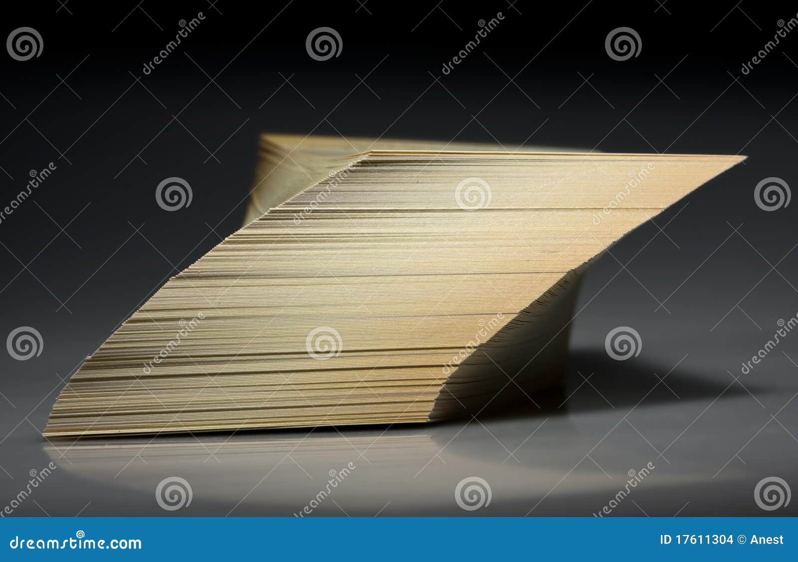 Tilted cards stack stock photo. Image of stationary, stacked - 17611304