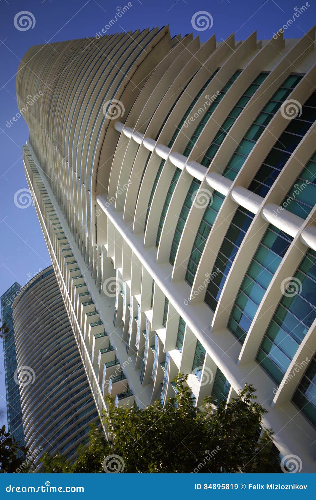 Tilted Image of Highrise Architecture Stock Image - Image of abstract ...