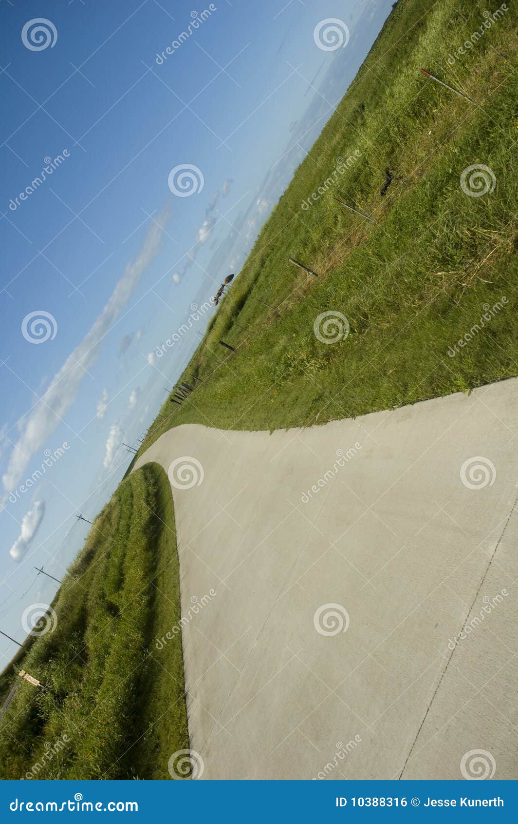 Tilted Iowa Landscape Perspective Stock Photo - Image of curve, summer ...