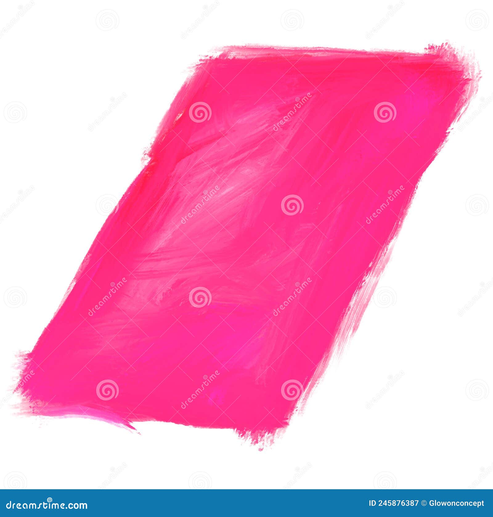 Tilted Rectangle Shape Oil Painting Stroke Texture Artistic Art Stock ...