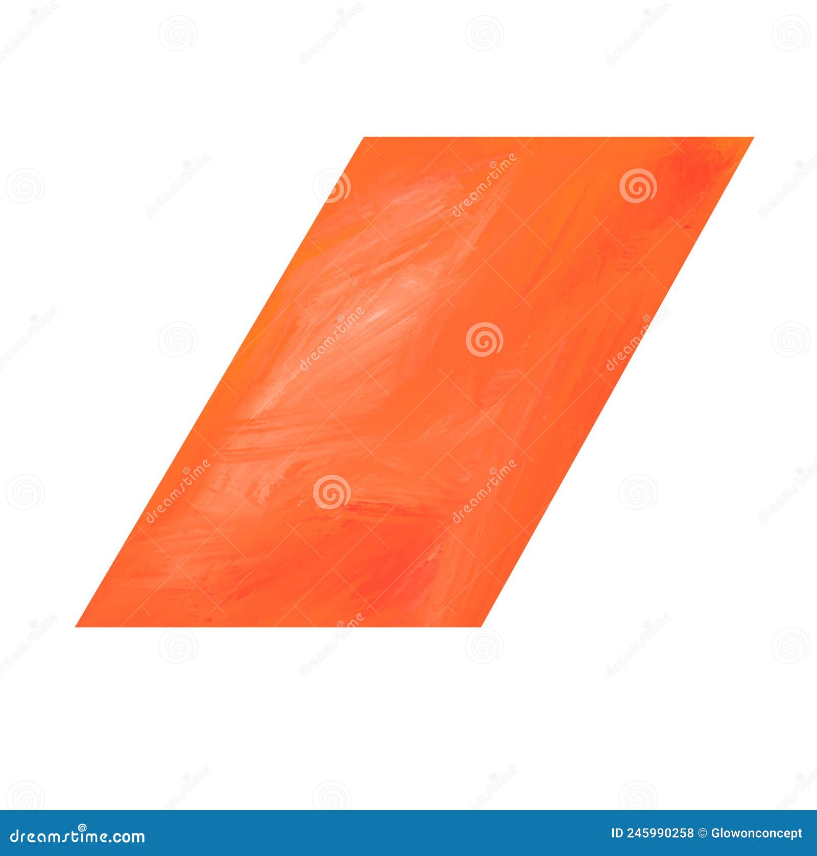 Tilted Rectangle Shape Oil Painting Stroke Texture Artistic Art Stock ...