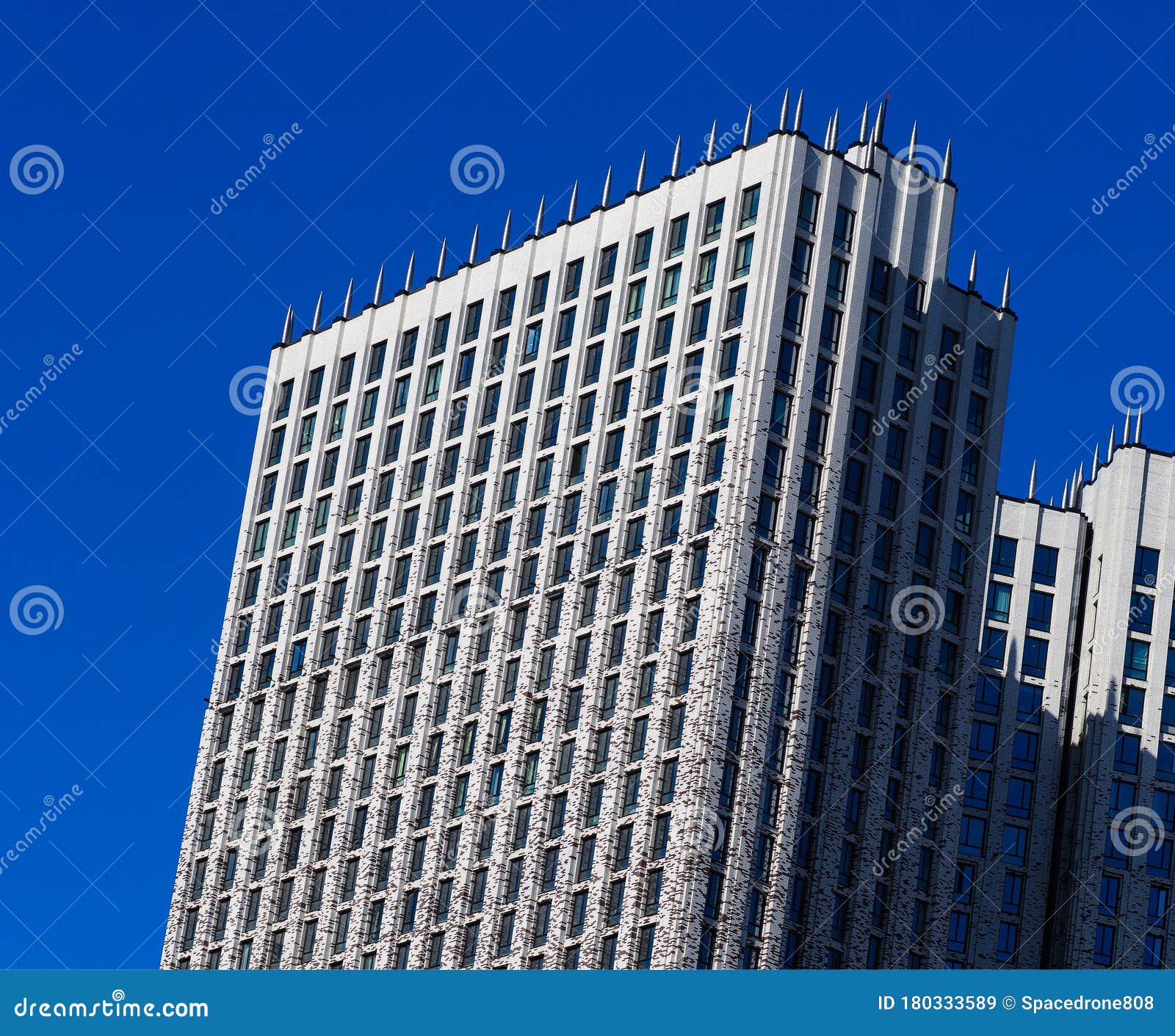 Tilted Skyscraper Architecture Background Hd Stock Image - Image of ...