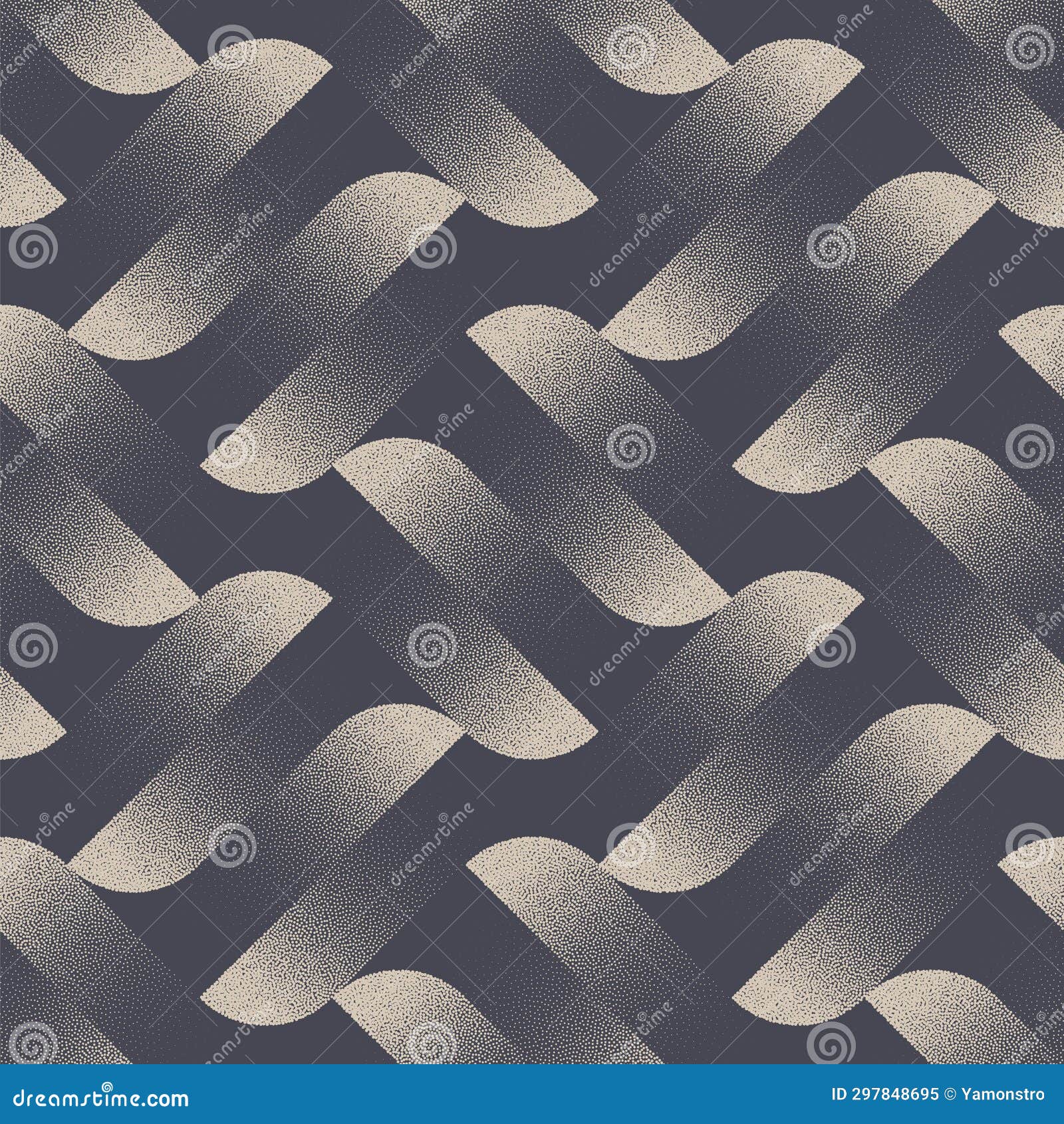 Tilted Structure Unique Seamless Pattern Trend Dot Work Abstract ...