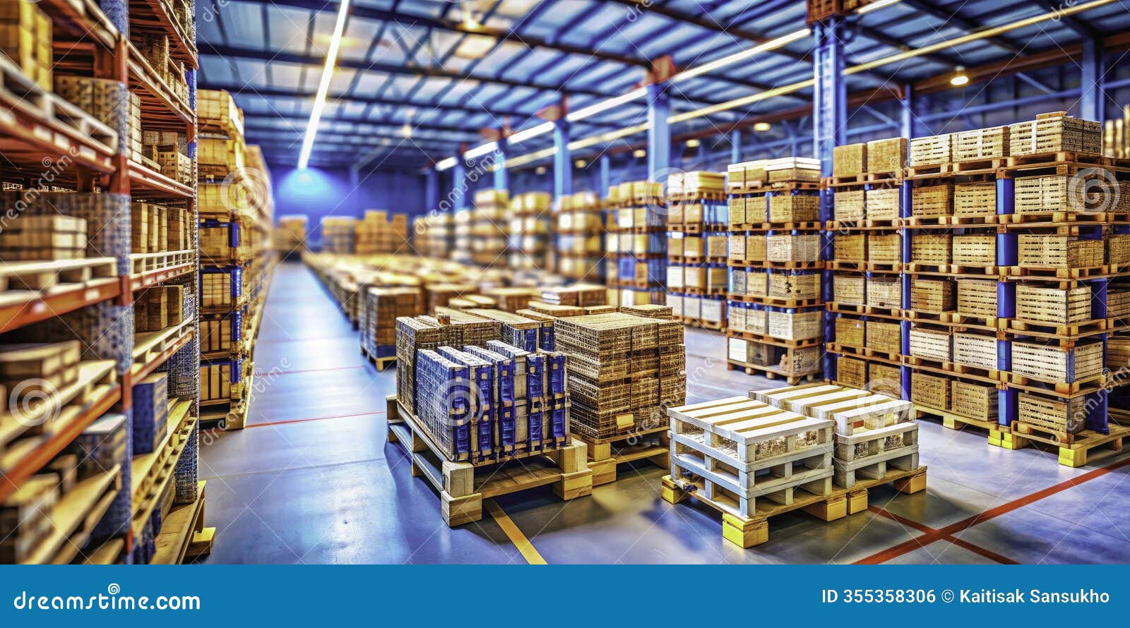 A TiltShift Perspective of a Massive Distribution Warehouse Innovative ...