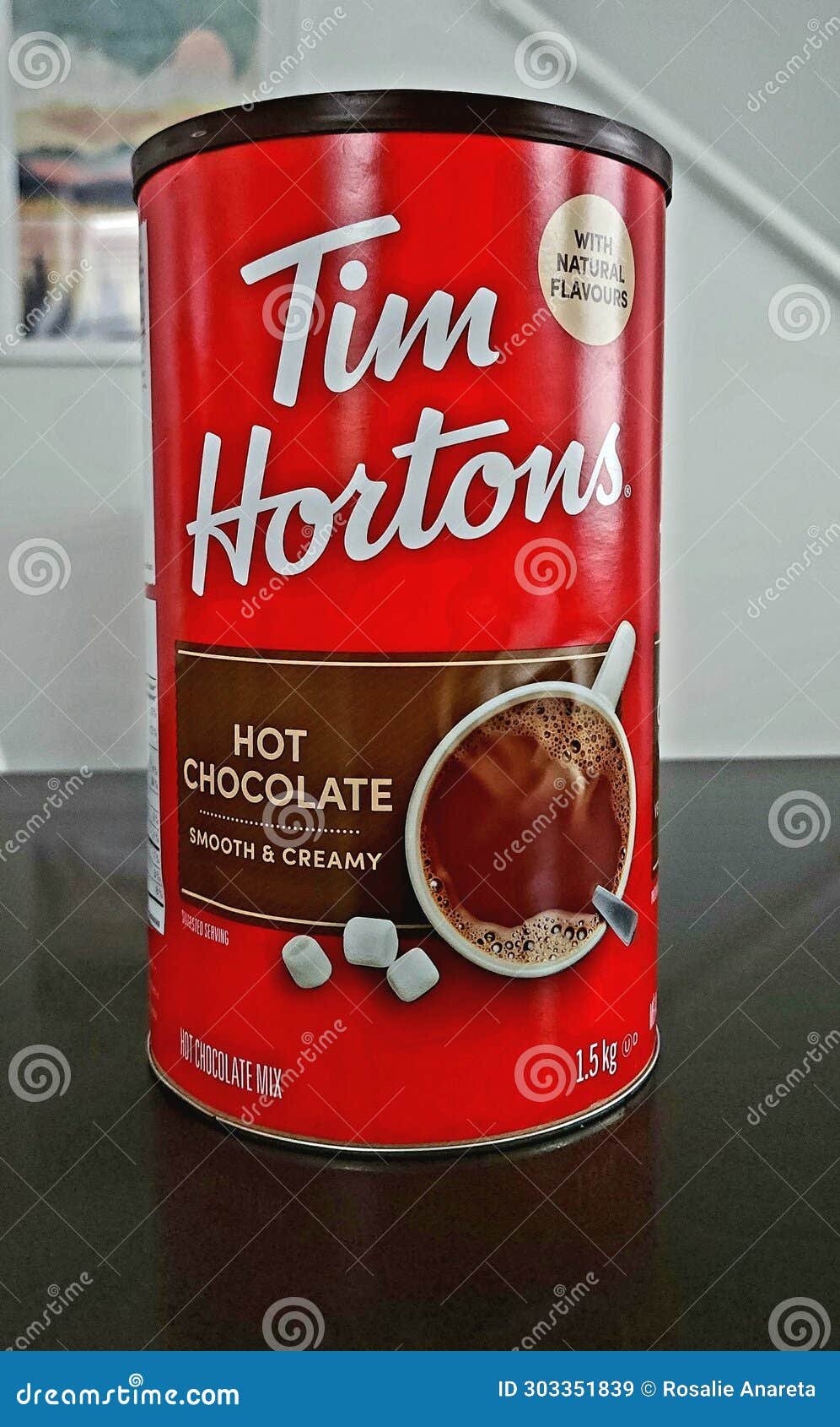 Tim Hortons Hot Chocolate Powder Editorial Stock Image - Image of ...