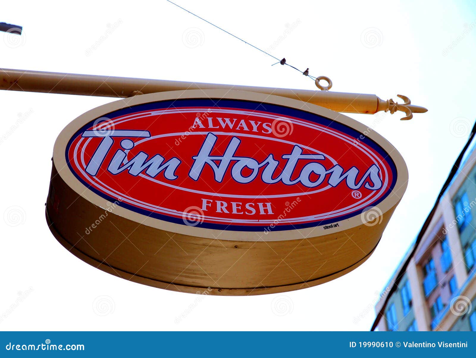 Tim Hortons Sign editorial image. Image of breakfast - 19990610