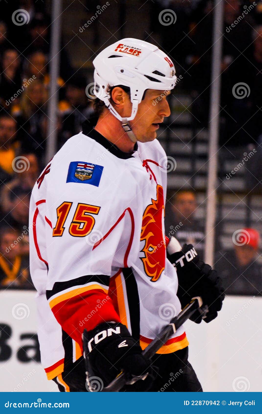 Tim Jackman Calgary Flames editorial photography. Image of professional ...