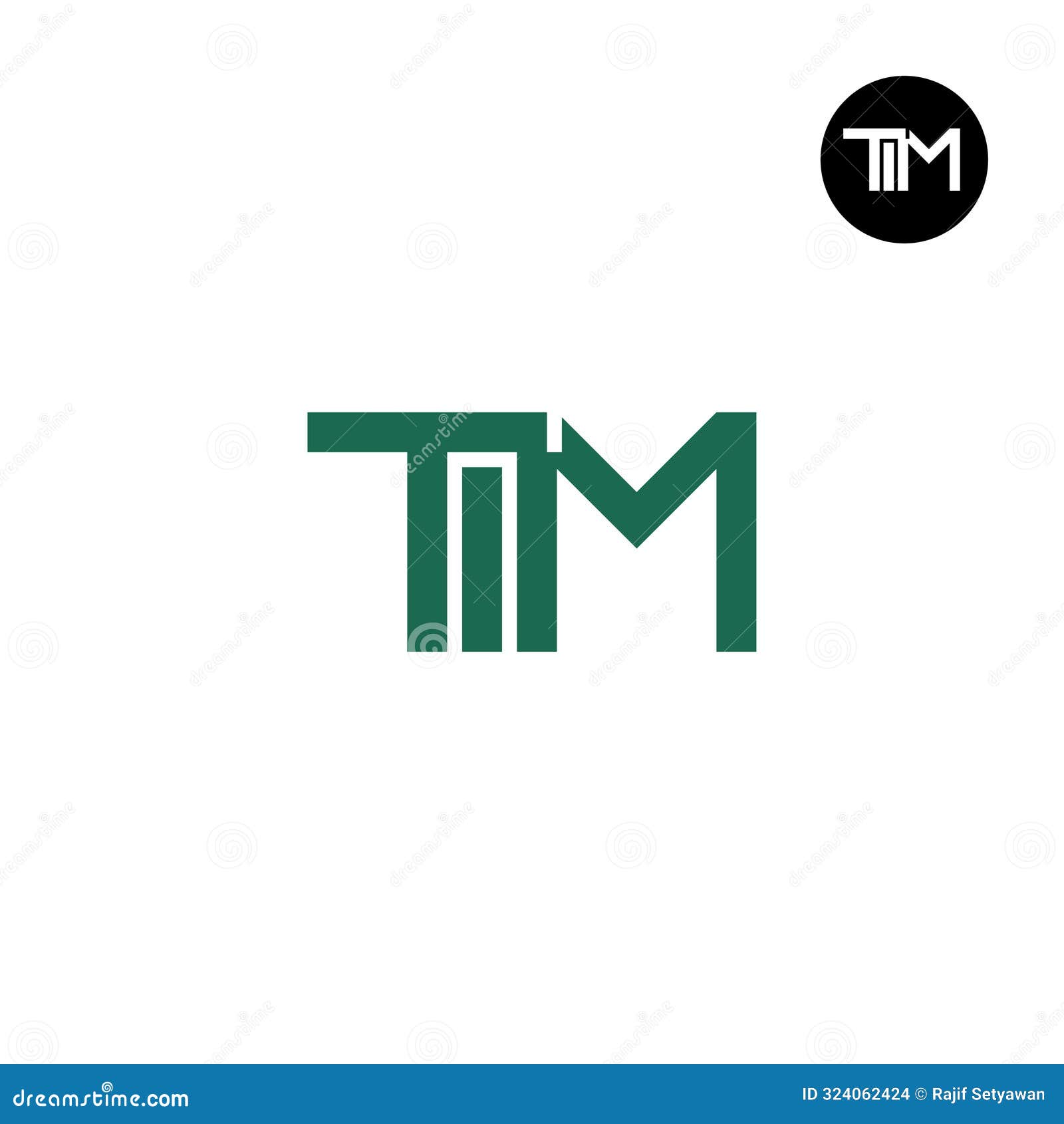 TIM Logo Letter Monogram Design Stock Vector - Illustration of ...