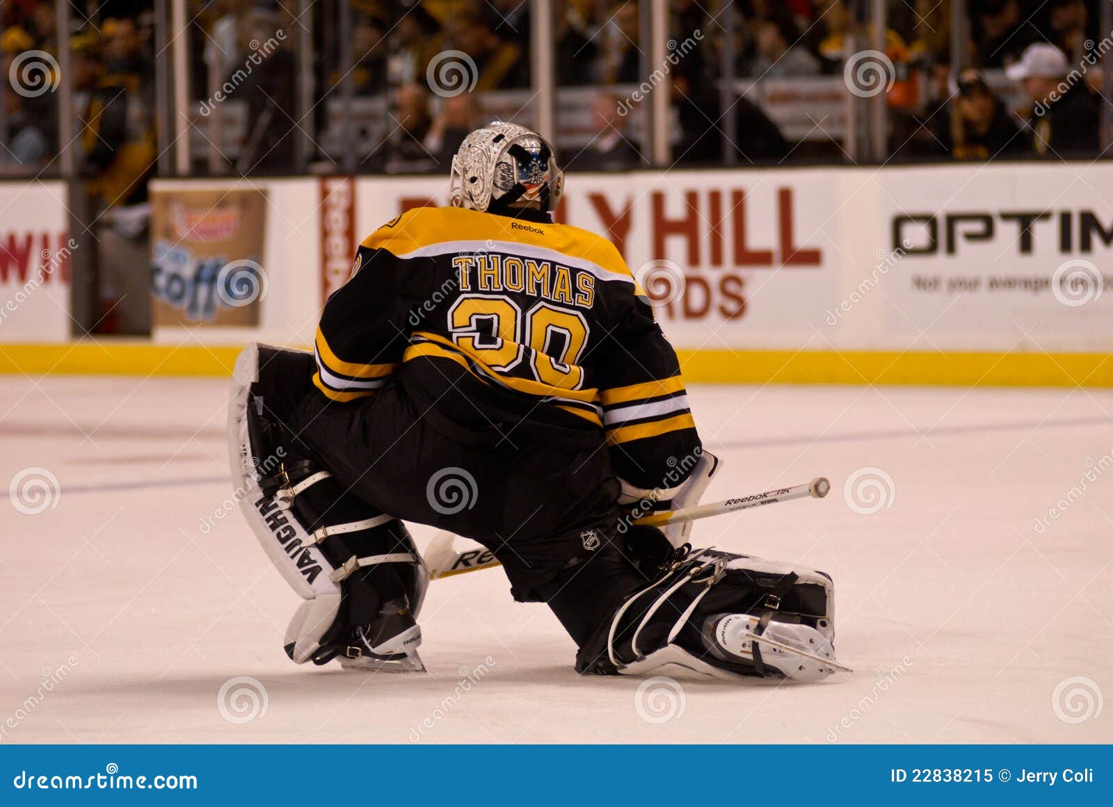 Tim Thomas Boston Bruins editorial image. Image of boston - 22838215