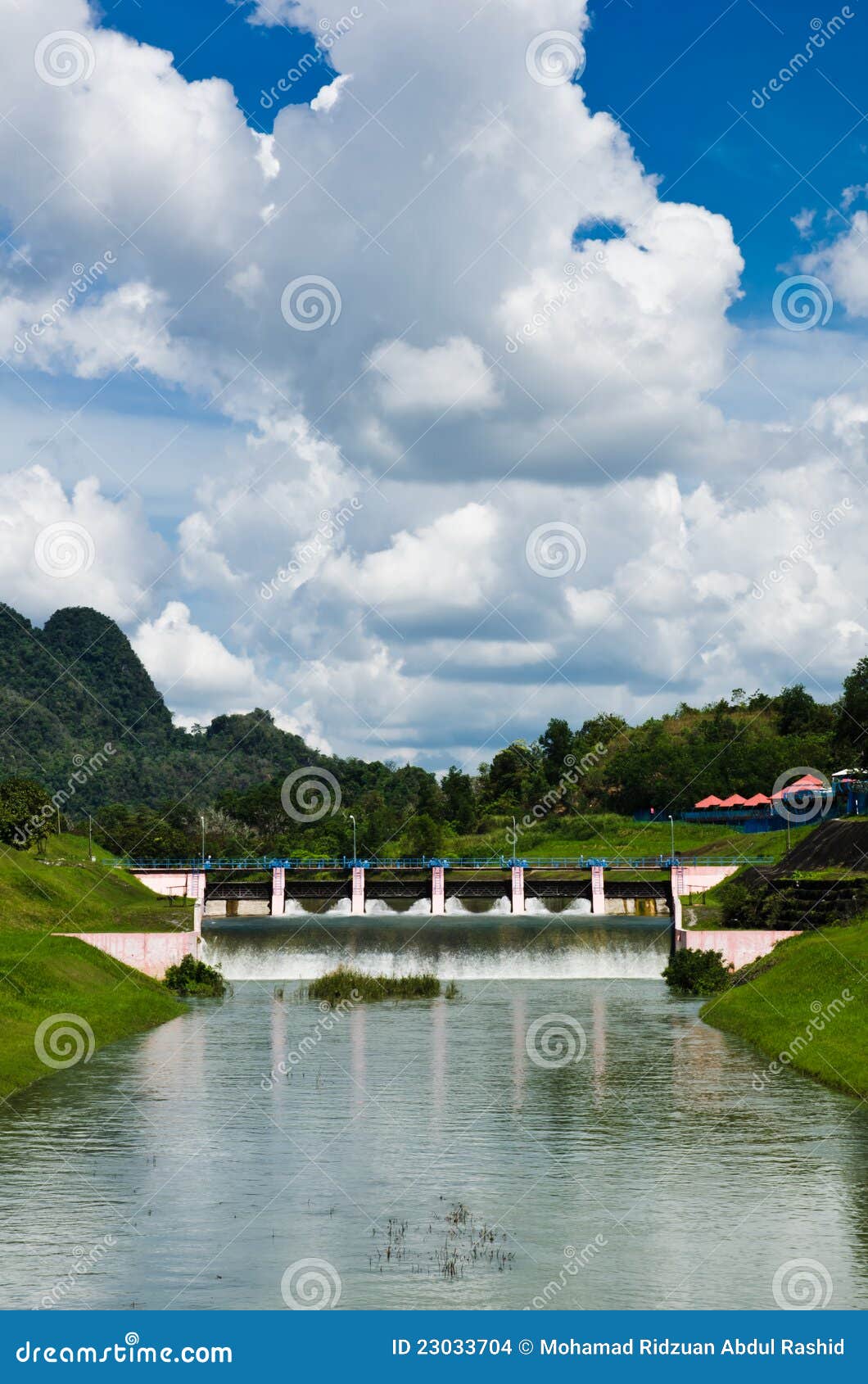 Timah Tasoh Dam stock photo. Image of flow, river, energy - 23033704