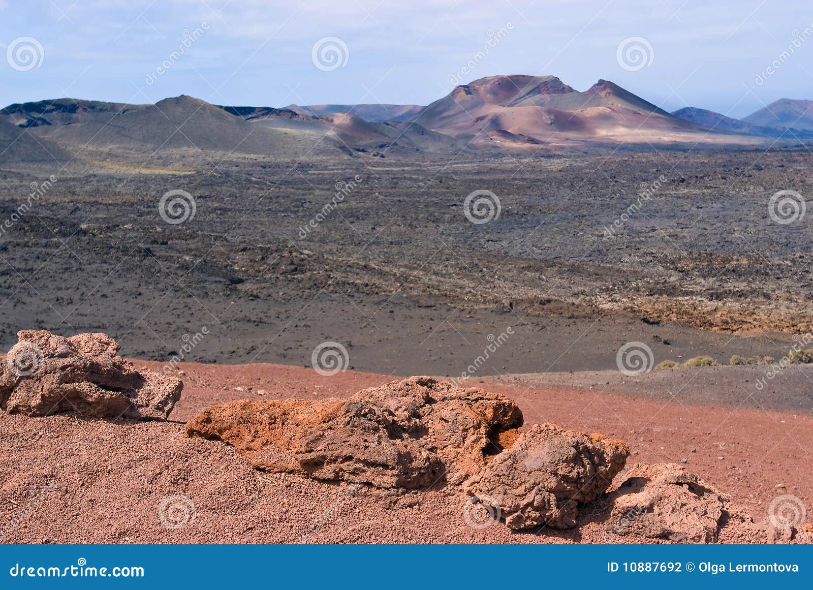 Timanfaya National Volcano Park Devil Symbol Lanzarote Stock Image ...