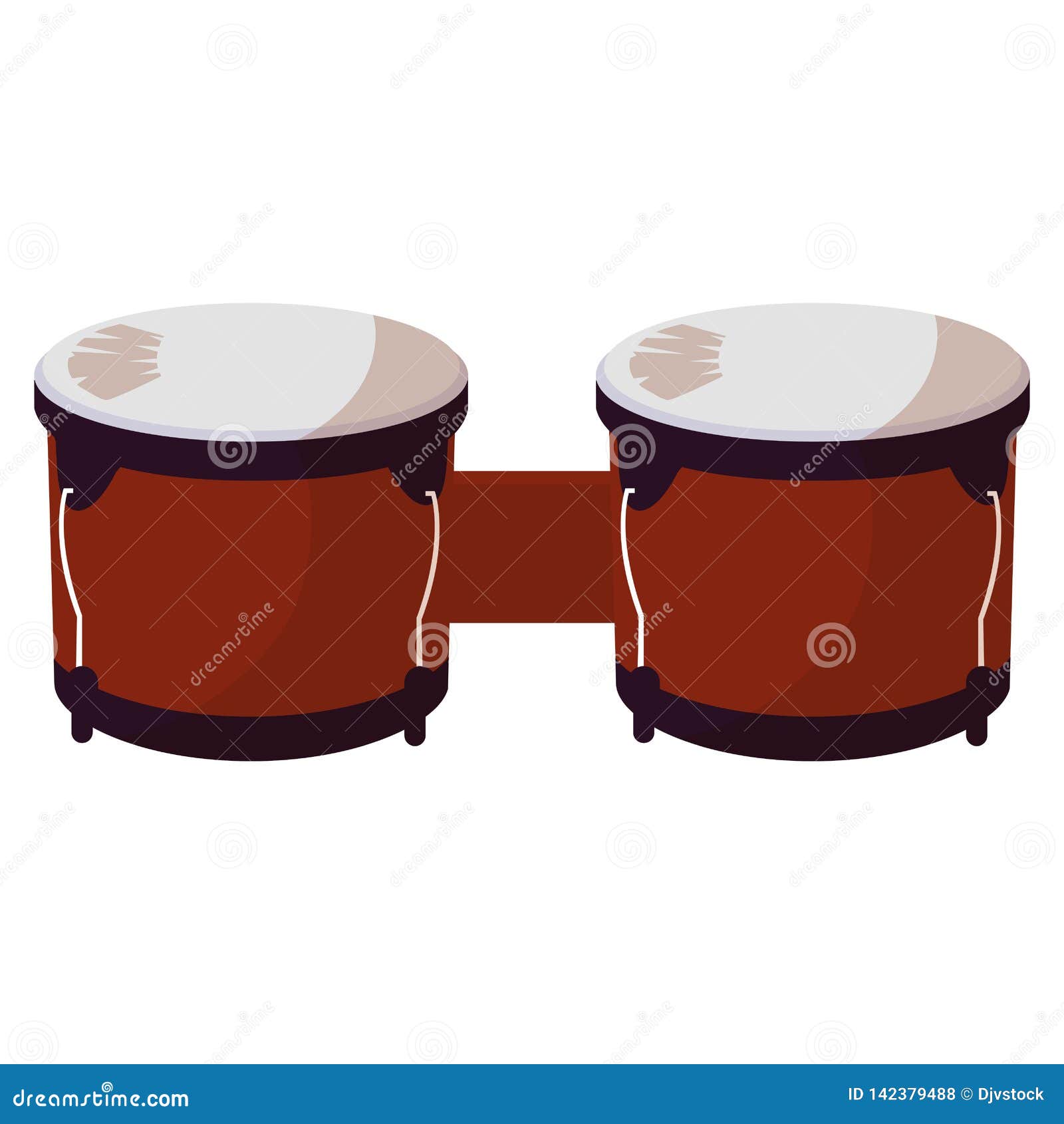 Timbal Instrument Musical Icon Stock Vector - Illustration of timbal ...