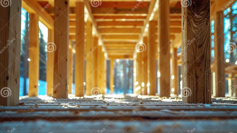 Timber Beam Installation Precise Alignment and Secure Fixing for ...