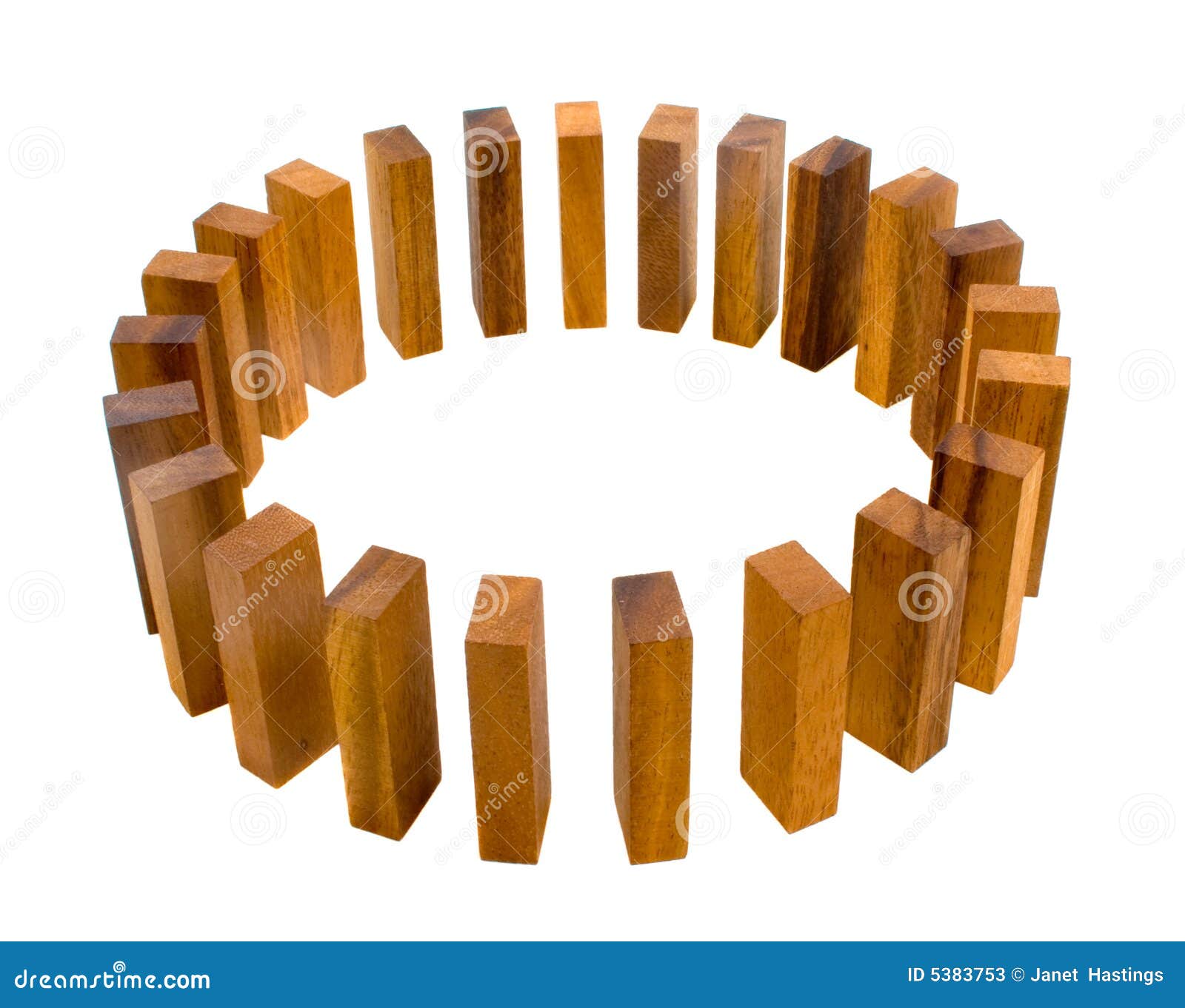 Timber Block Circle Metaphor Stock Image - Image of timber, meeting ...