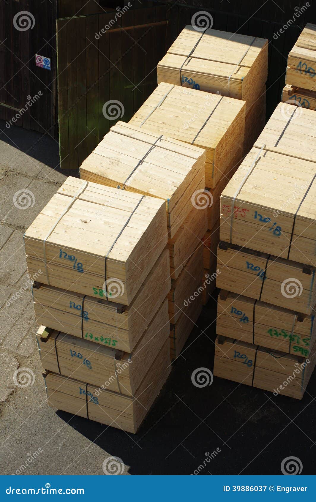 Timber boards stock image. Image of timber, lumbering - 39886037