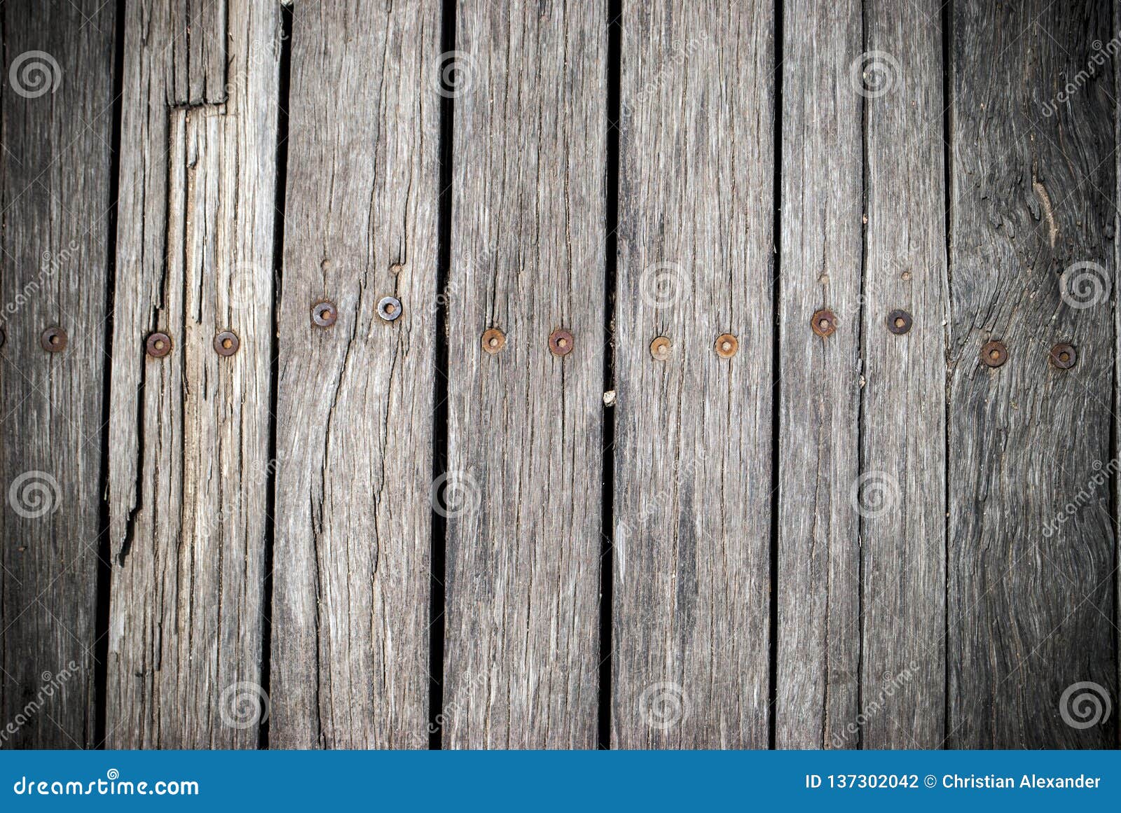 Timber Boardwalk Into A Resort Royalty-Free Stock Photography ...