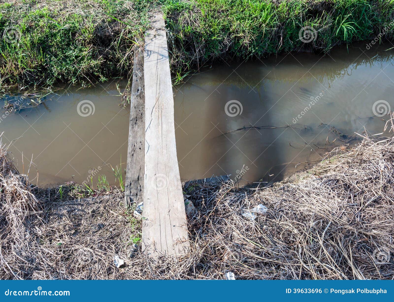Timber bridge stock photo. Image of path, bridge, travel - 39633696